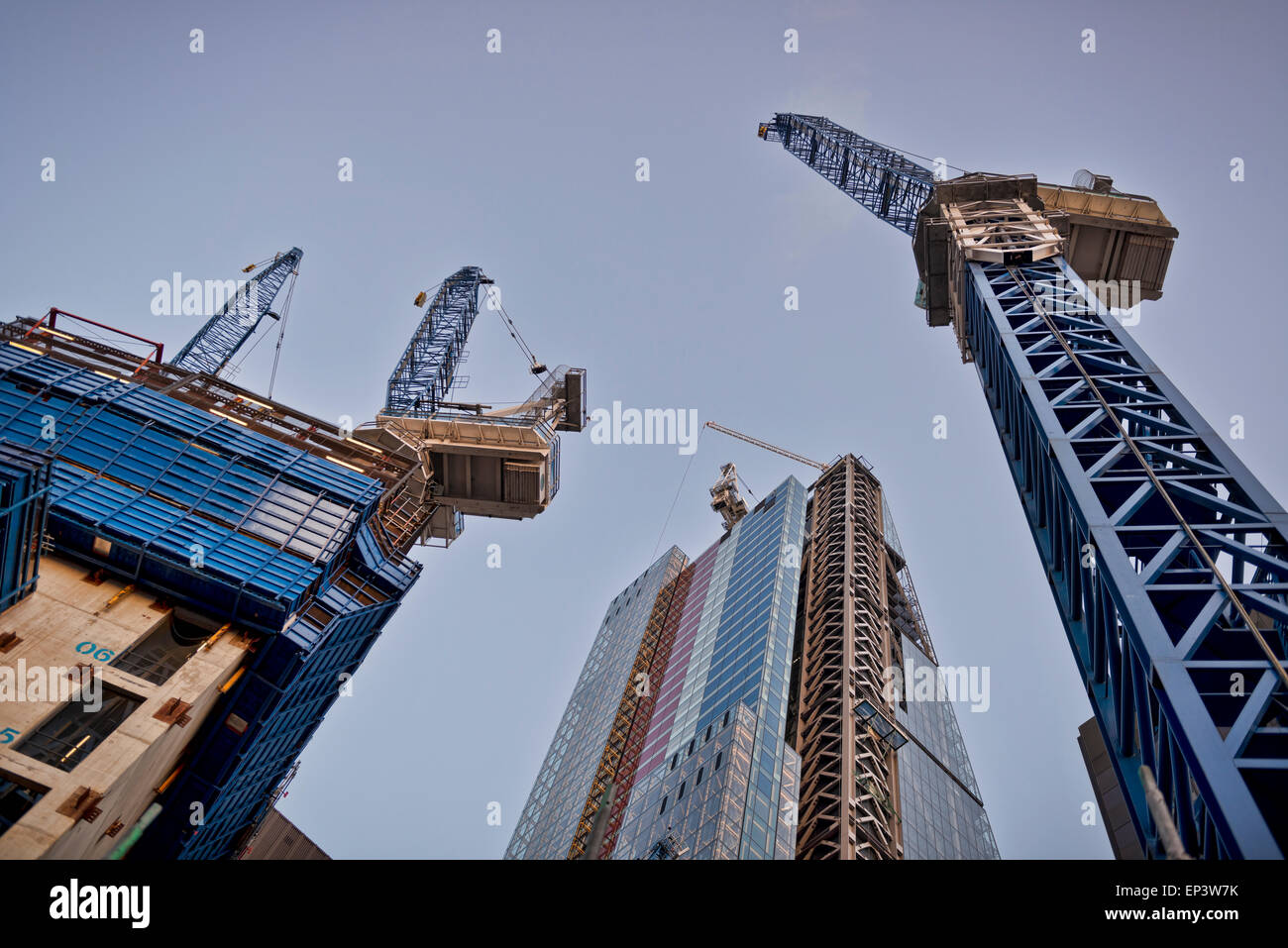 The Pinnacle construction site in London Stock Photo - Alamy