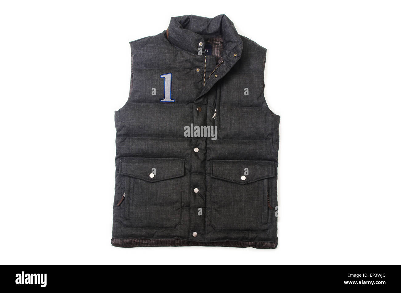 Vest isolated on the white background Stock Photo - Alamy