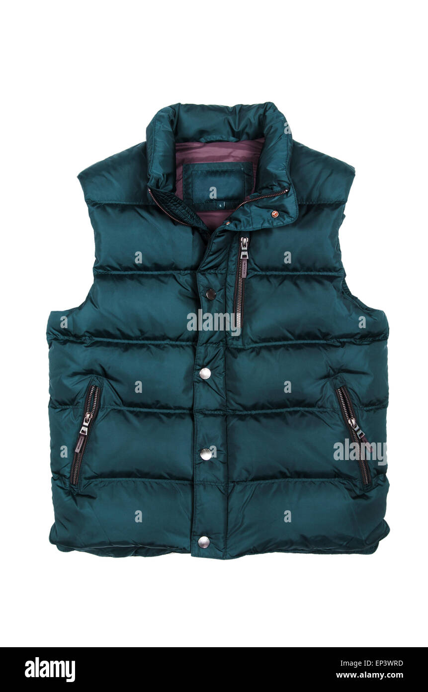 Vest isolated on the white background Stock Photo - Alamy