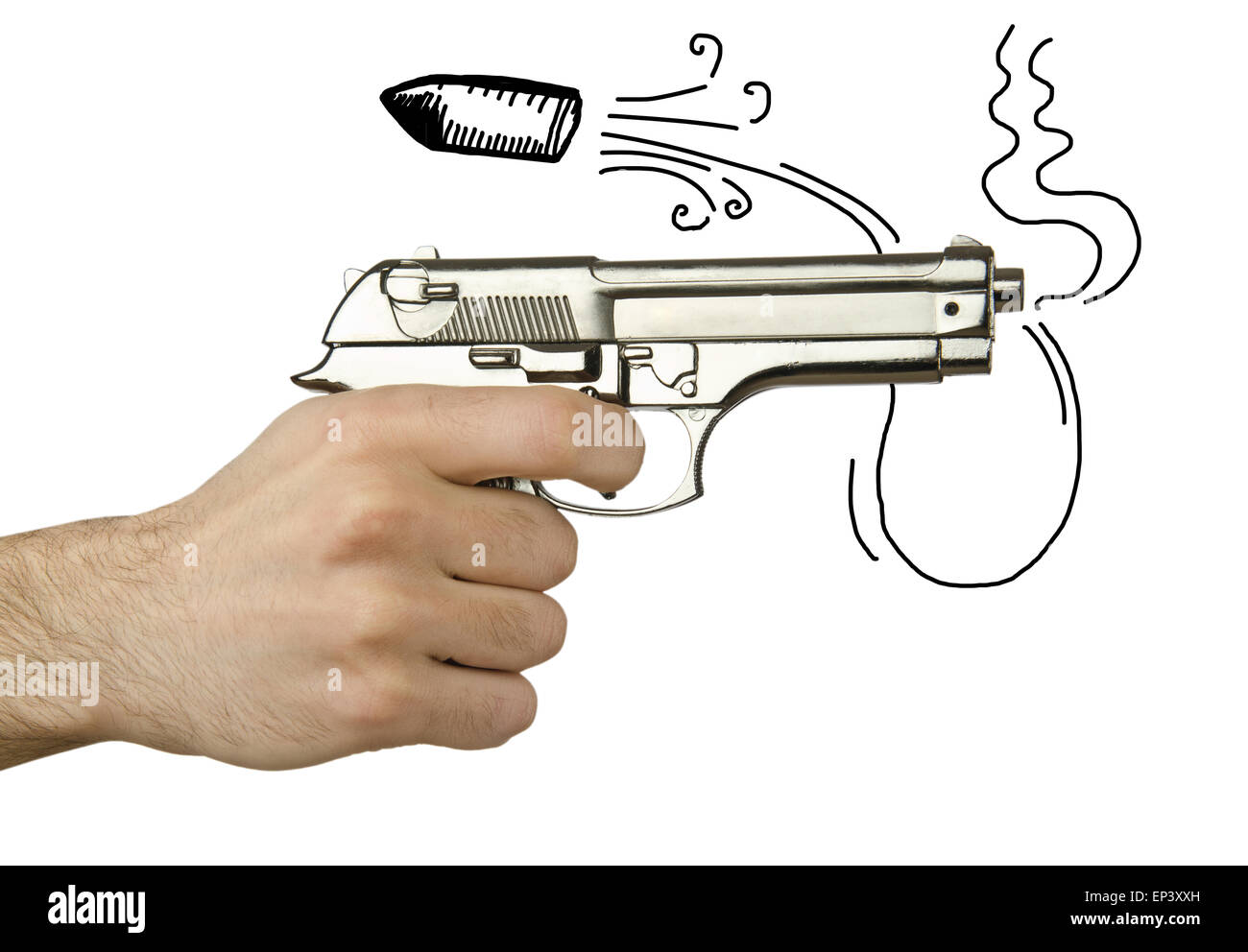 Gun magazine ammo on Cut Out Stock Images & Pictures - Alamy