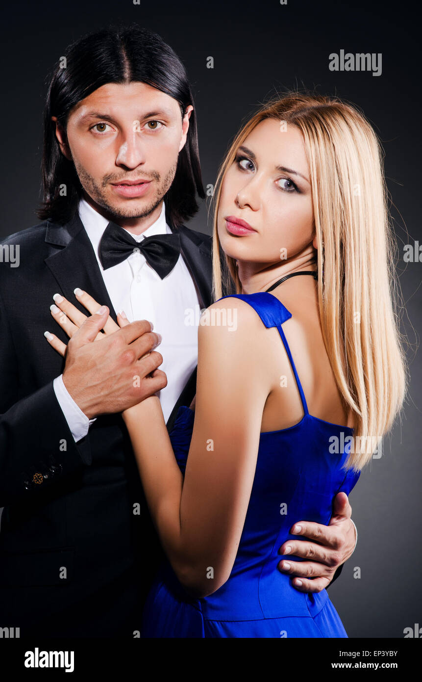 Pair of man and woman Stock Photo - Alamy