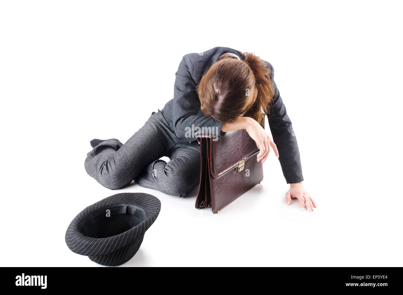 Poor woman begging Cut Out Stock Images & Pictures - Alamy
