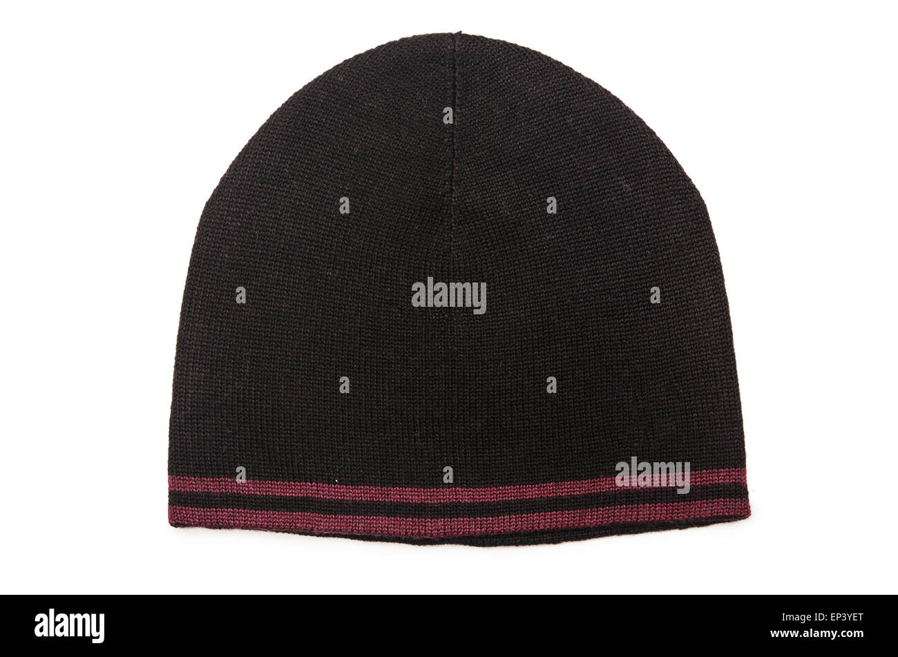 Beanie hat isolated on the white background Stock Photo - Alamy