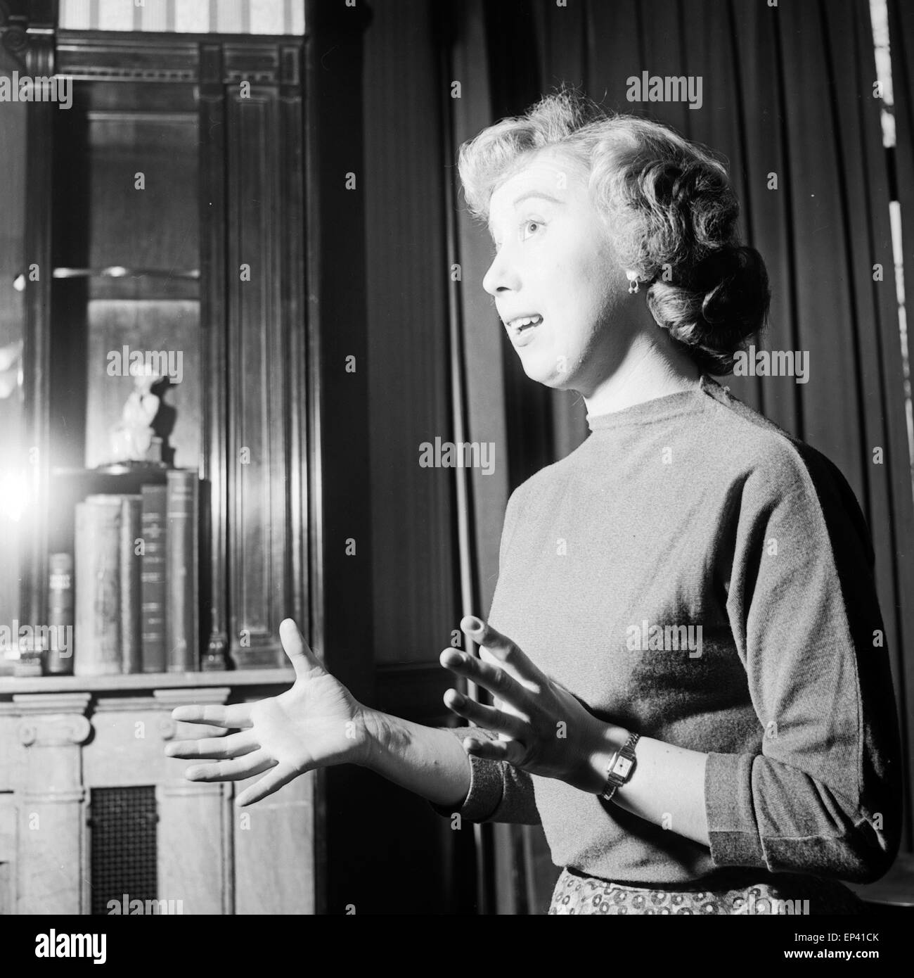 Ottilie Patterson, Sängerin der Chris Barber Band in Hamburg ...