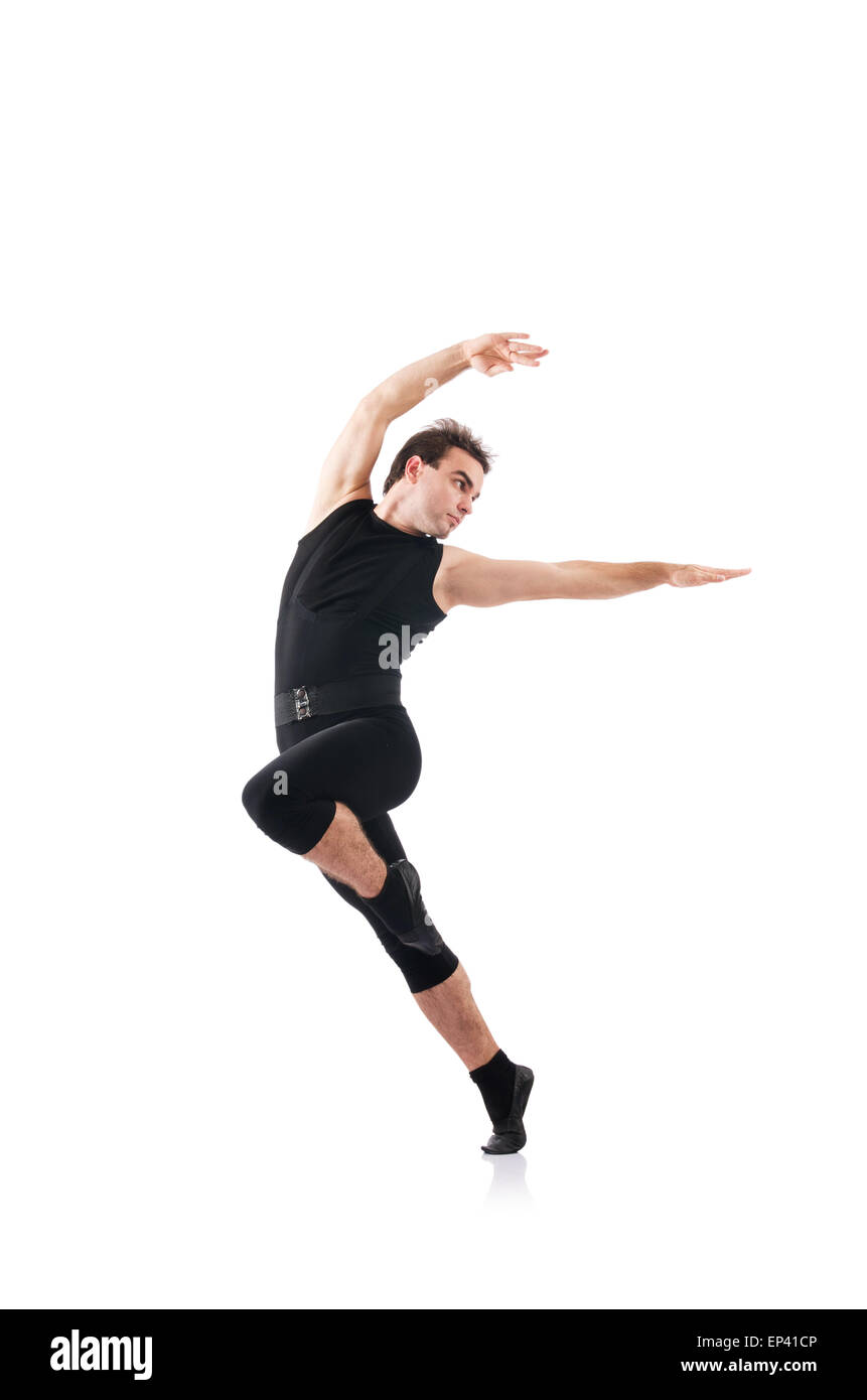 Dancer isolated on the white background Stock Photo - Alamy