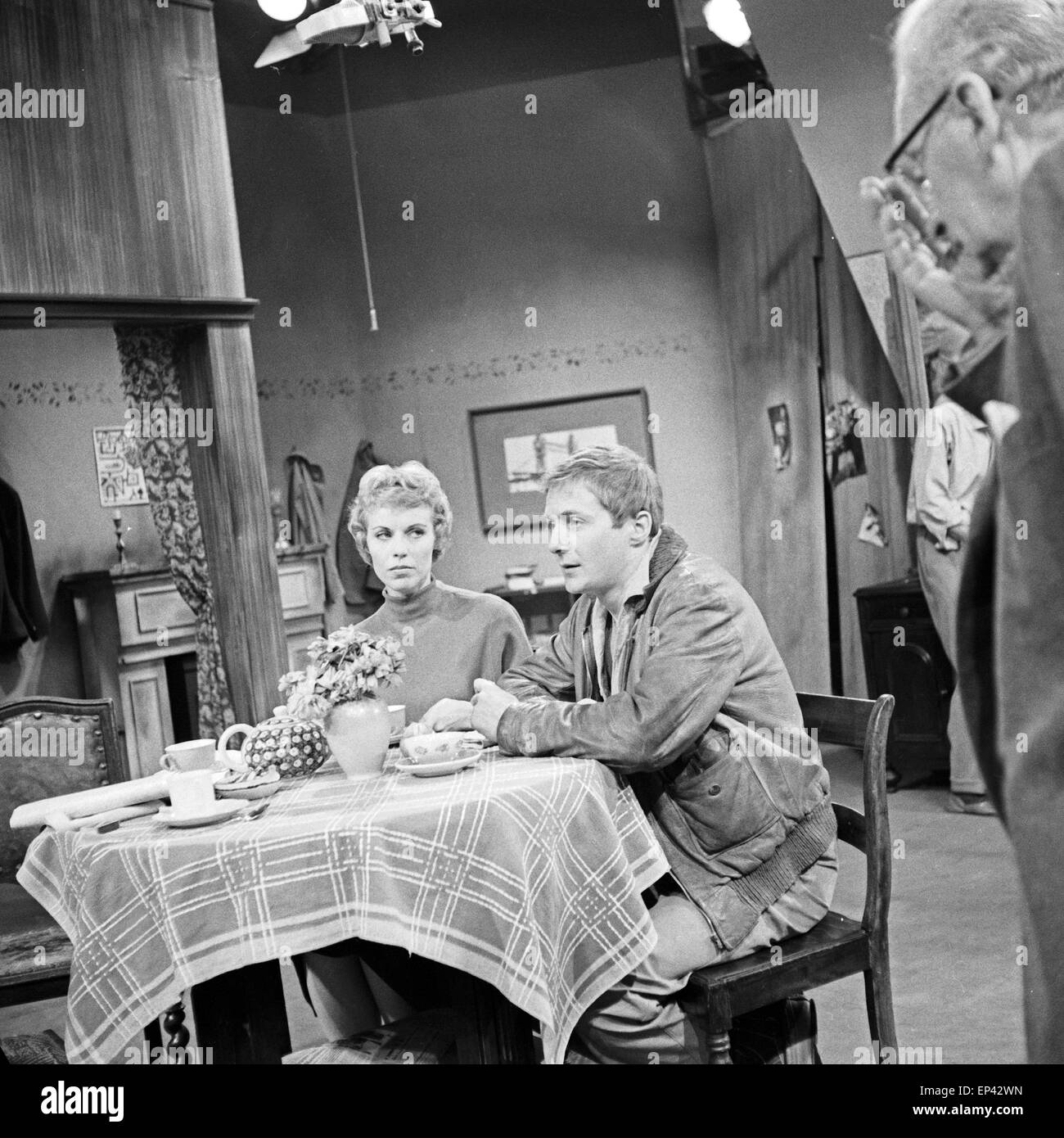 Blick zurück im Zorn, Fernsehspiel, Deutschland 1958, Regie: John Olden, Darsteller: Werner ...