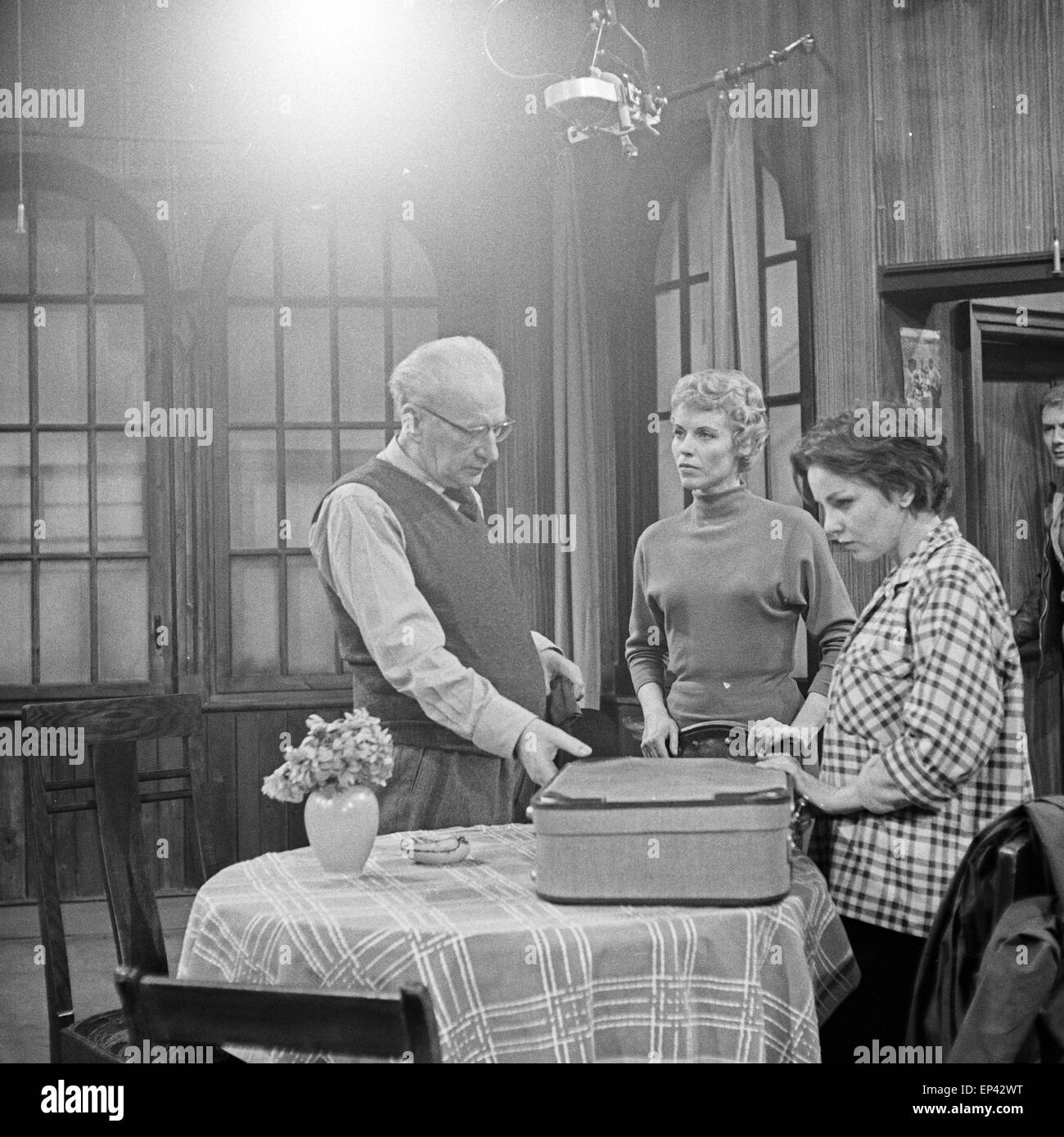 Blick zurück im Zorn, Fernsehspiel, Deutschland 1958, Regie: John Olden, Darsteller: Werner ...