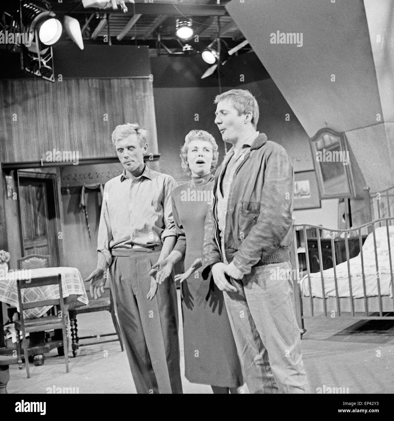 Blick zurück im Zorn, Fernsehspiel, Deutschland 1958, Regie: John Olden, Darsteller: Werner ...