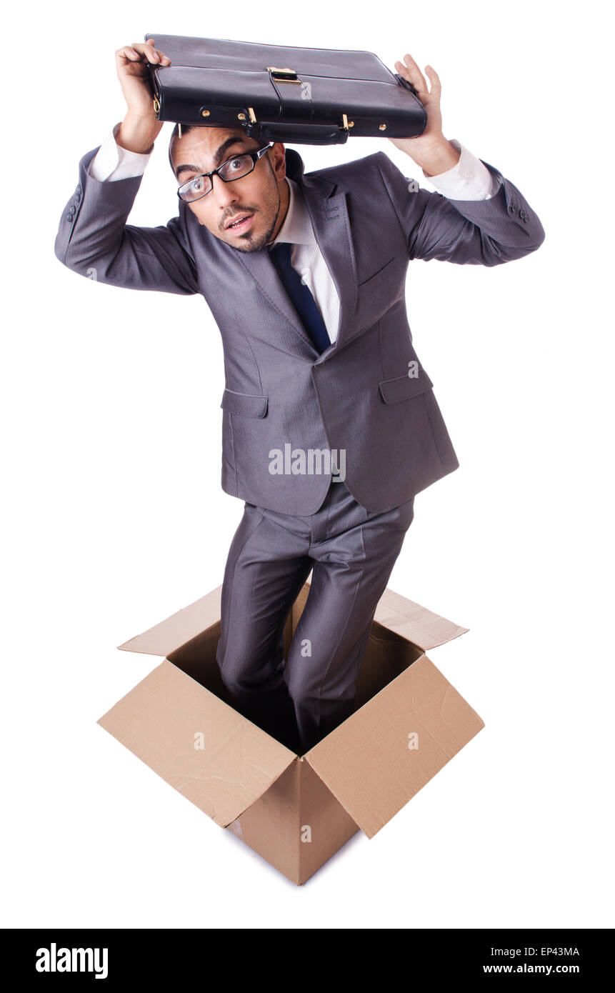 Thinking out of box concept Stock Photo - Alamy