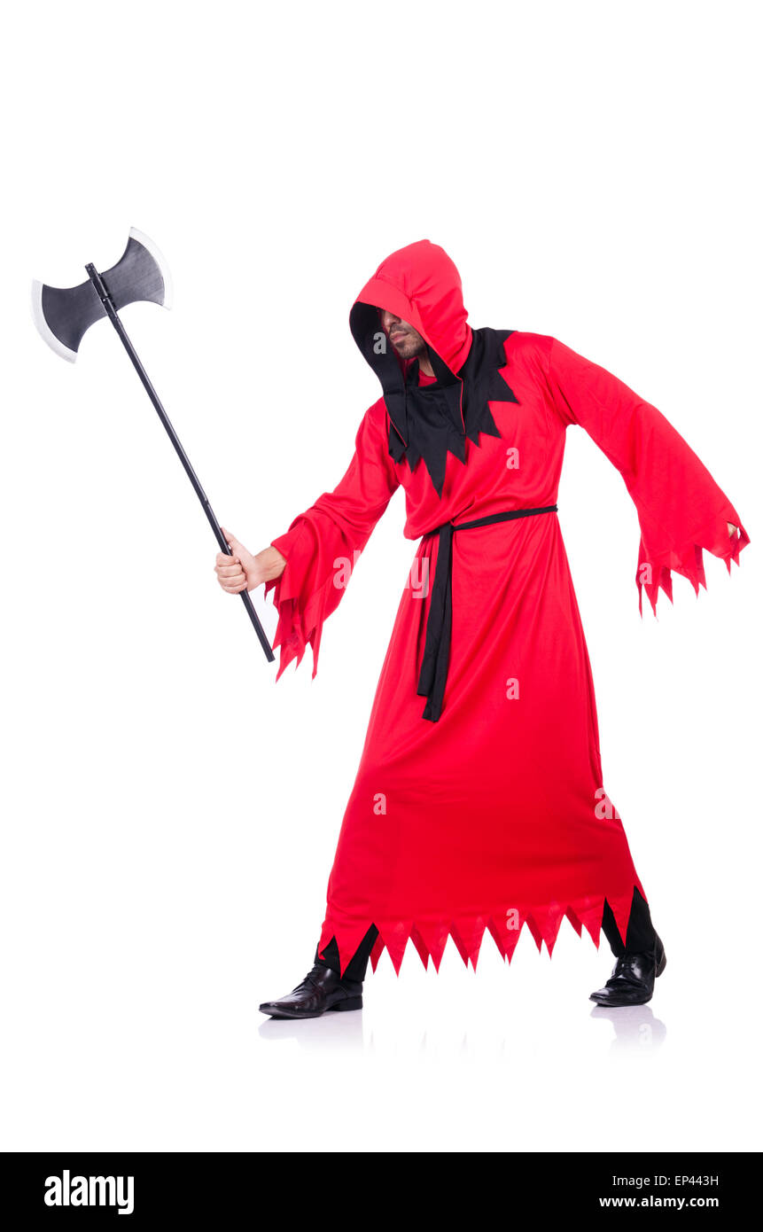 Red masked character hi-res stock photography and images - Alamy