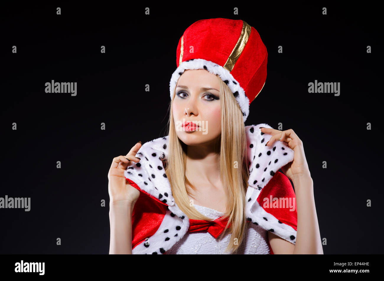 Woman queen in funny hi-res stock photography and images - Alamy