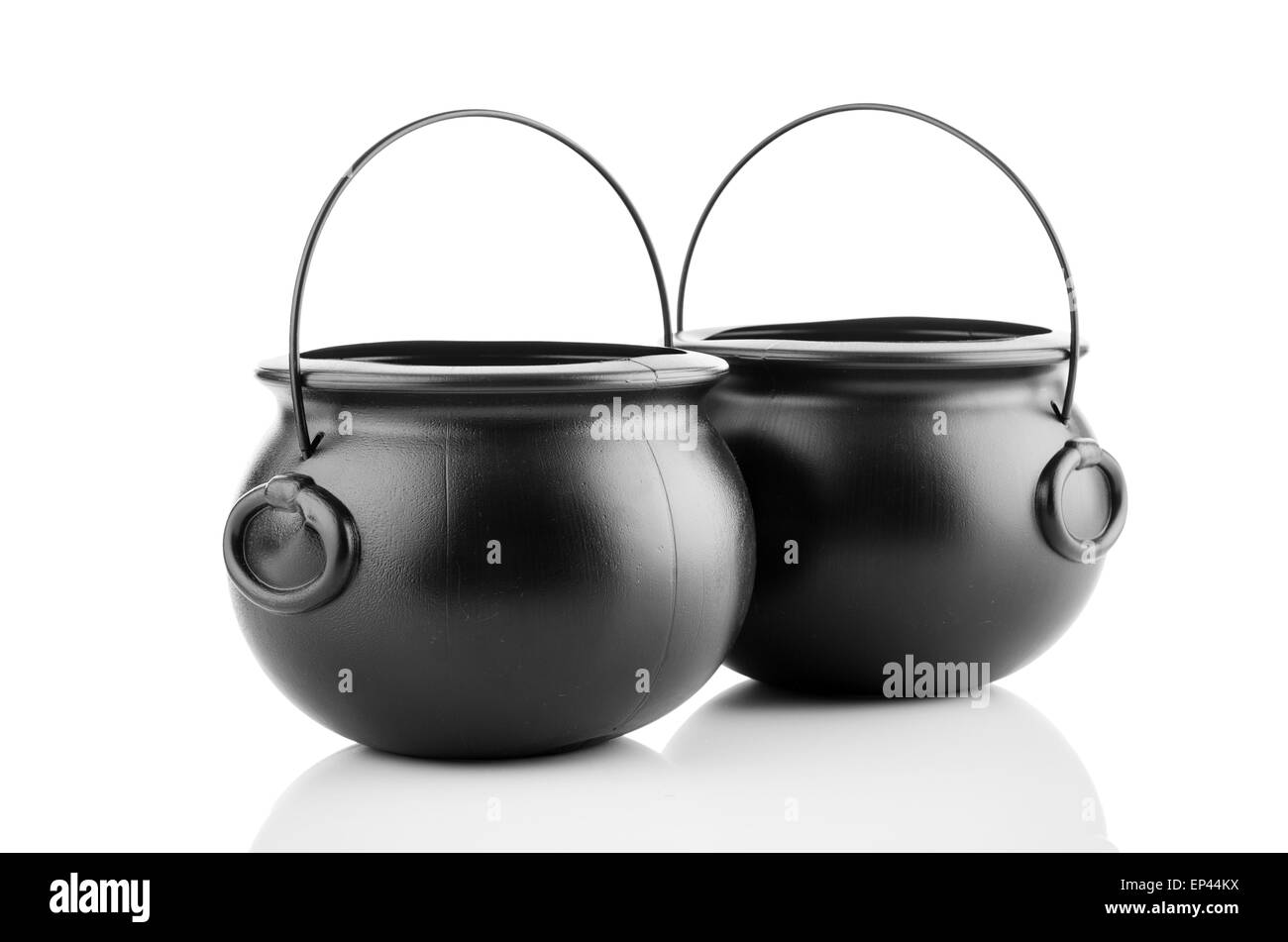 Empty pot isolated on the white Stock Photo - Alamy