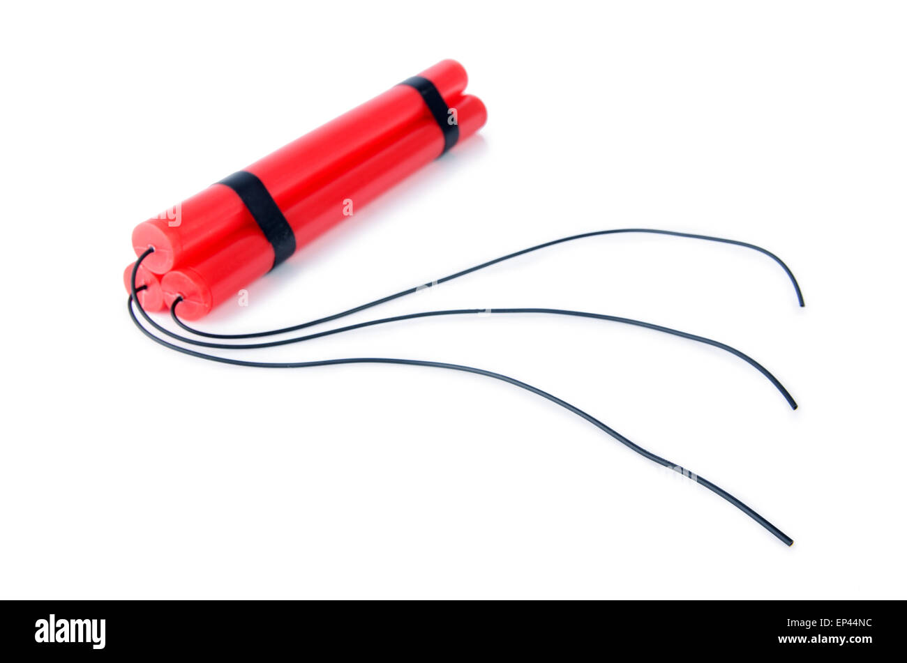 Dynamite isolated on the white background Stock Photo - Alamy