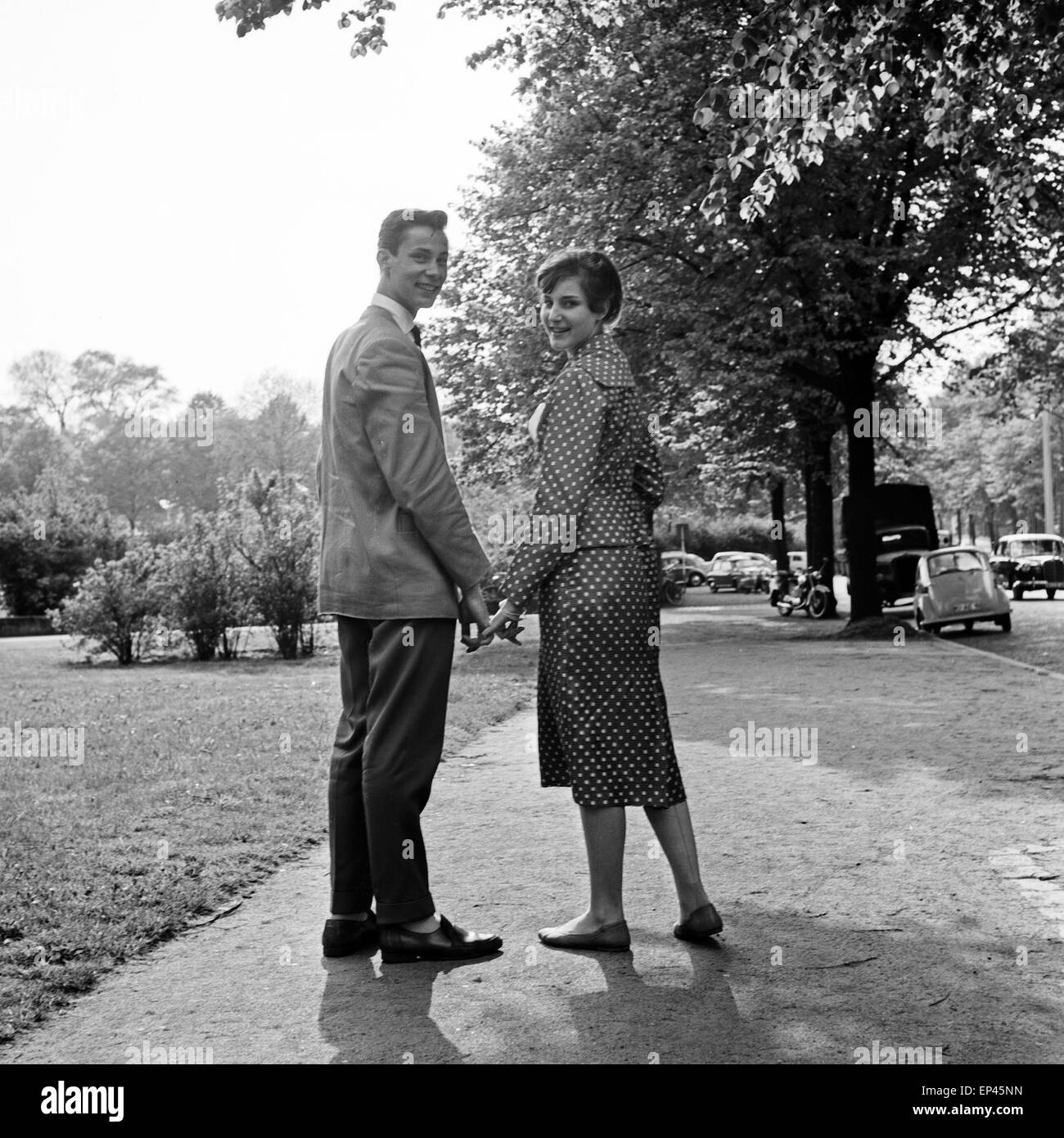 Das deutsche Gesangsduo und Geschwisterpaar Maria und Franco Duval in ...