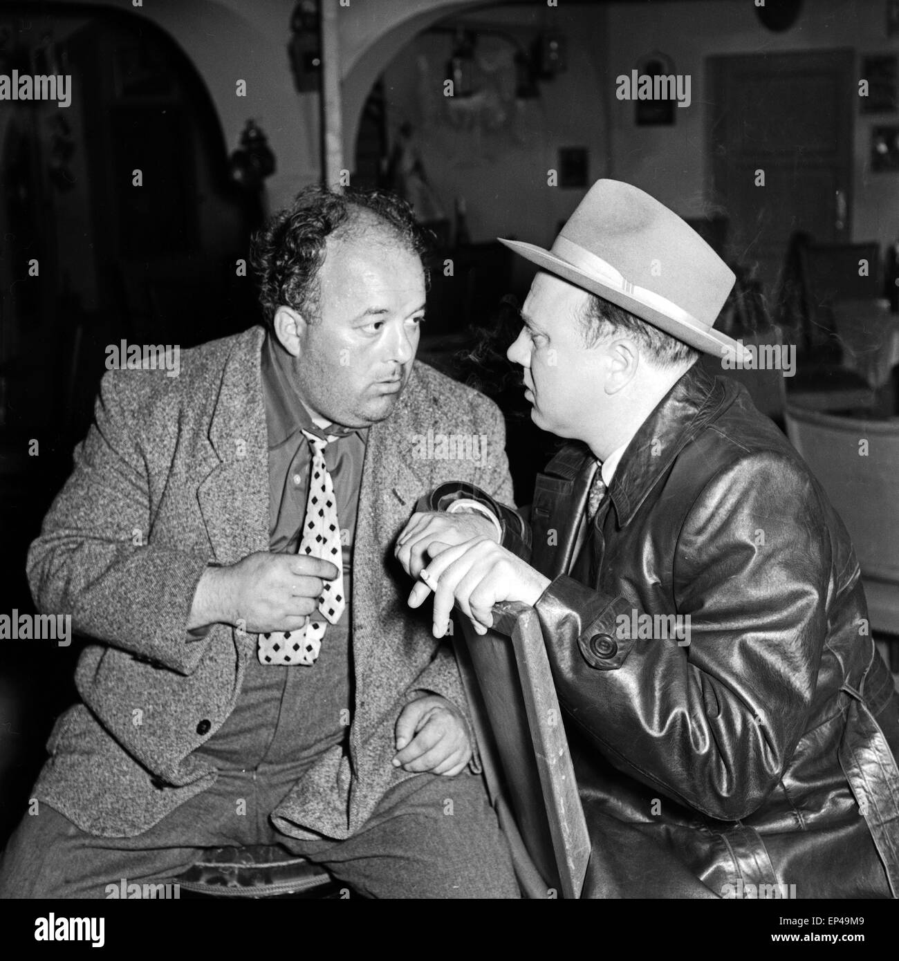 Der Tod auf dem Rummelplatz, Fernsehfilm, Deutschland 1958, Regie ...