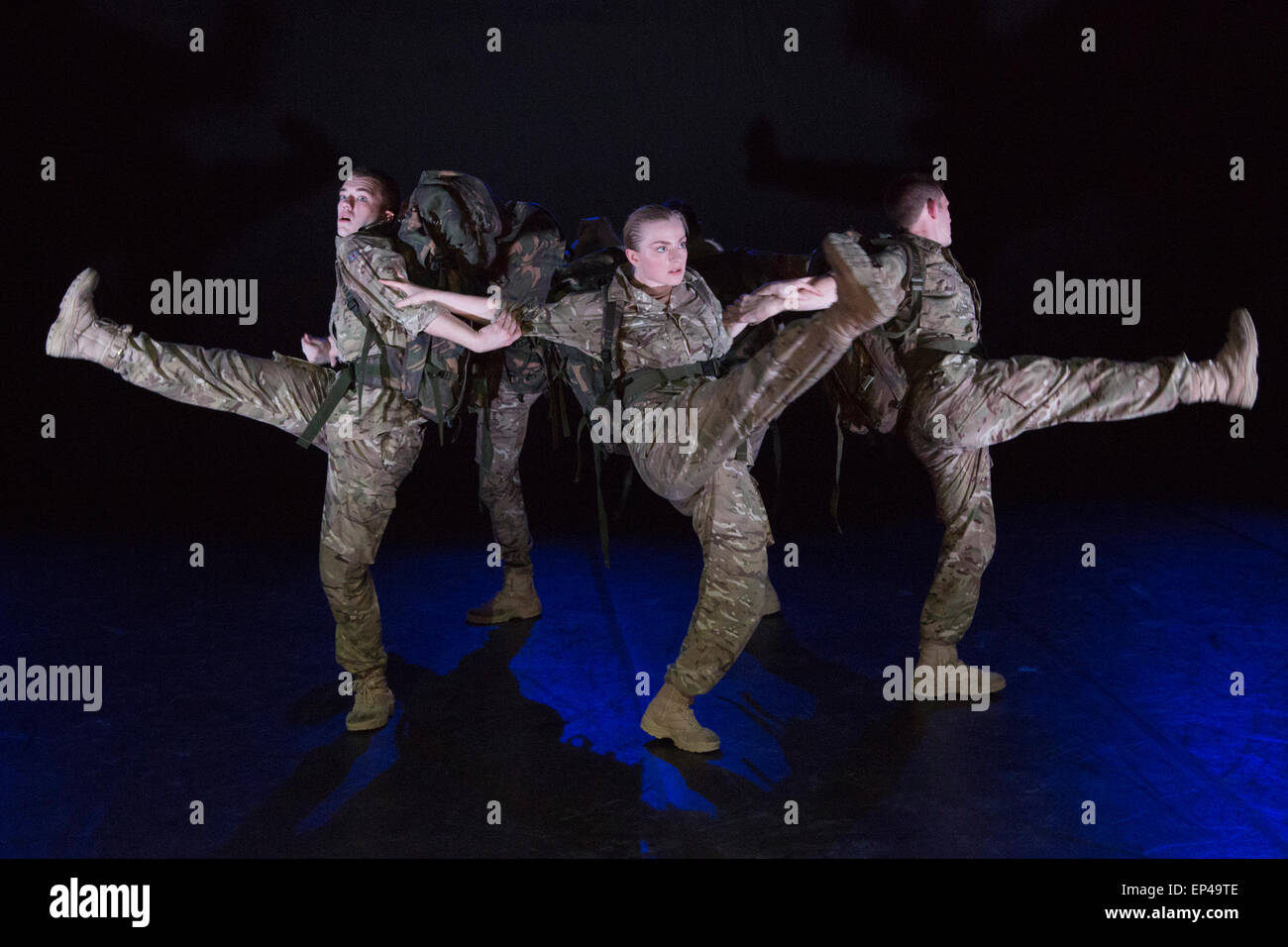 The company perform the Helicopter Dance. The Rosie Kay Dance Company ...