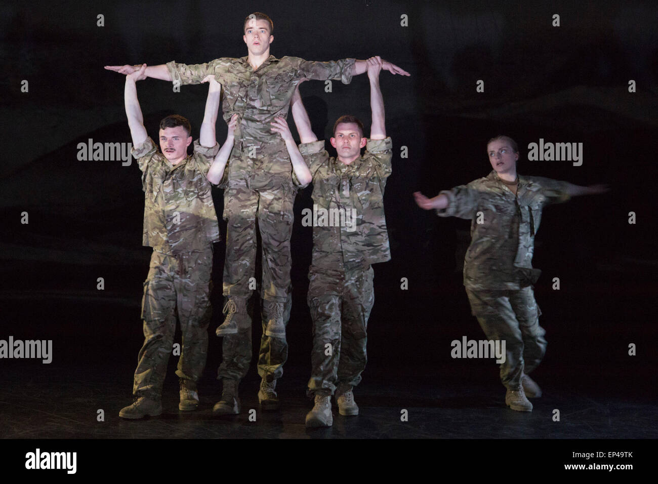 The company perform the Helicopter Dance. The Rosie Kay Dance Company ...