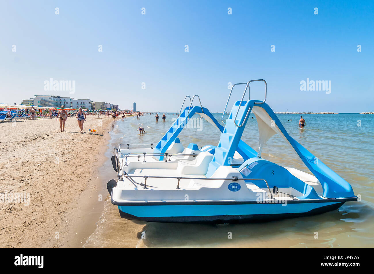 Rimini italy beach hi-res stock photography and images - Alamy