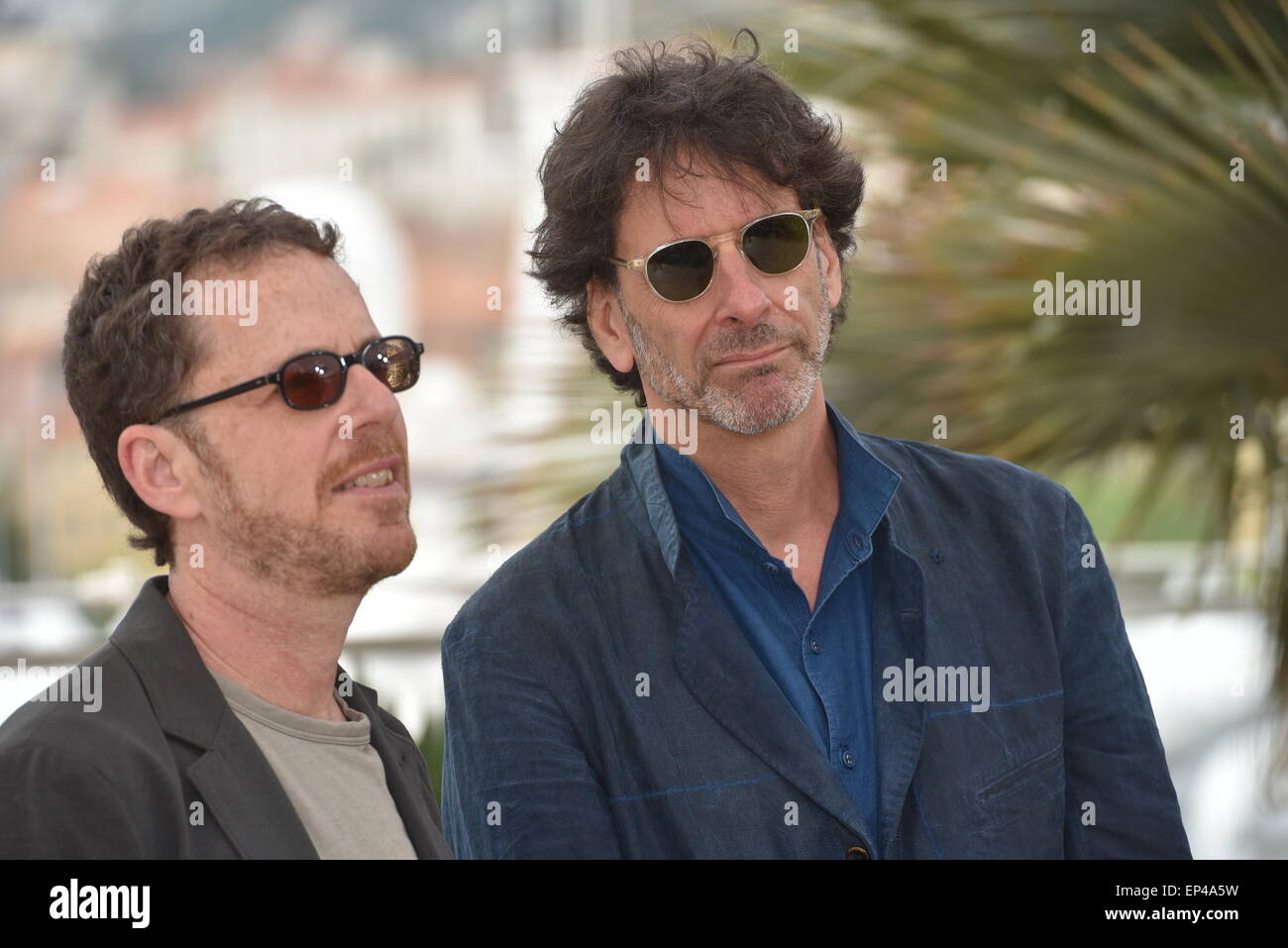 Cannes, France. 13th May, 2015. Joel Cohen, Ethan Coen/ posing at ...