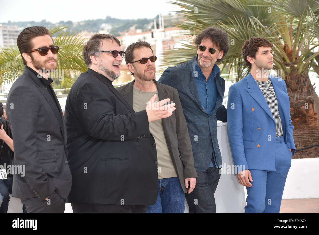 Cannes, France. 13th May, 2015. Jake Gyllenhall, Joel Cohen, Ethan Coen ...
