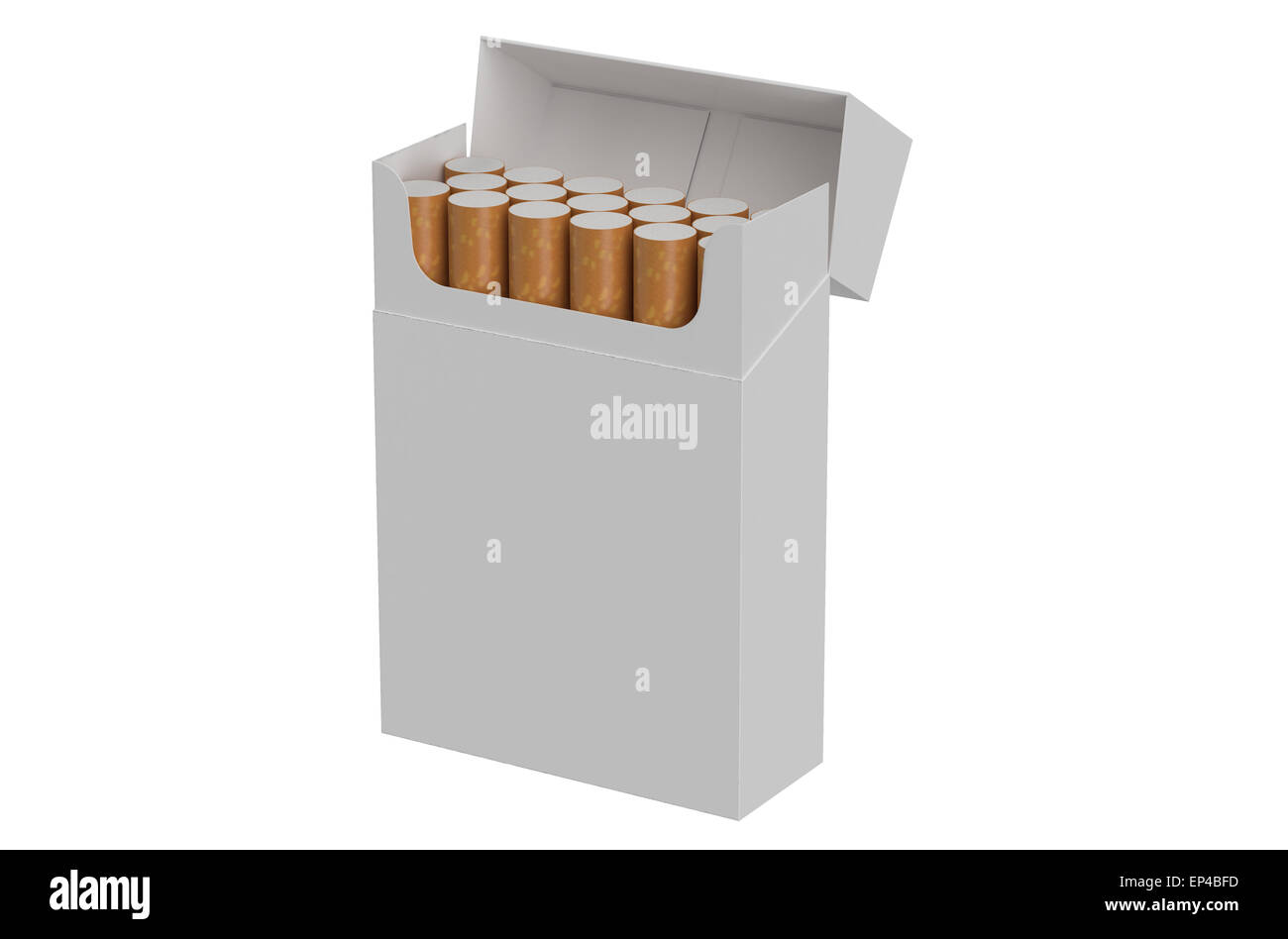 Open Cigarette Pack