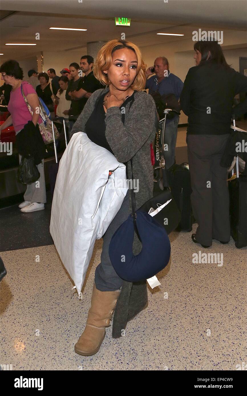 'Love & Hip Hop' star Morgan Hardman arrives at Los Angeles ...