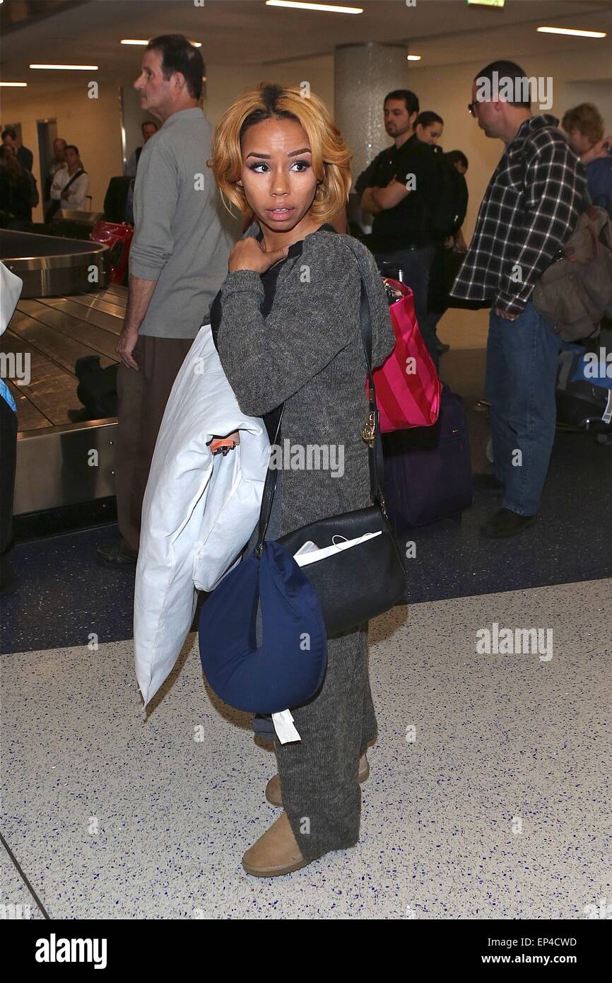 'Love & Hip Hop' star Morgan Hardman arrives at Los Angeles ...