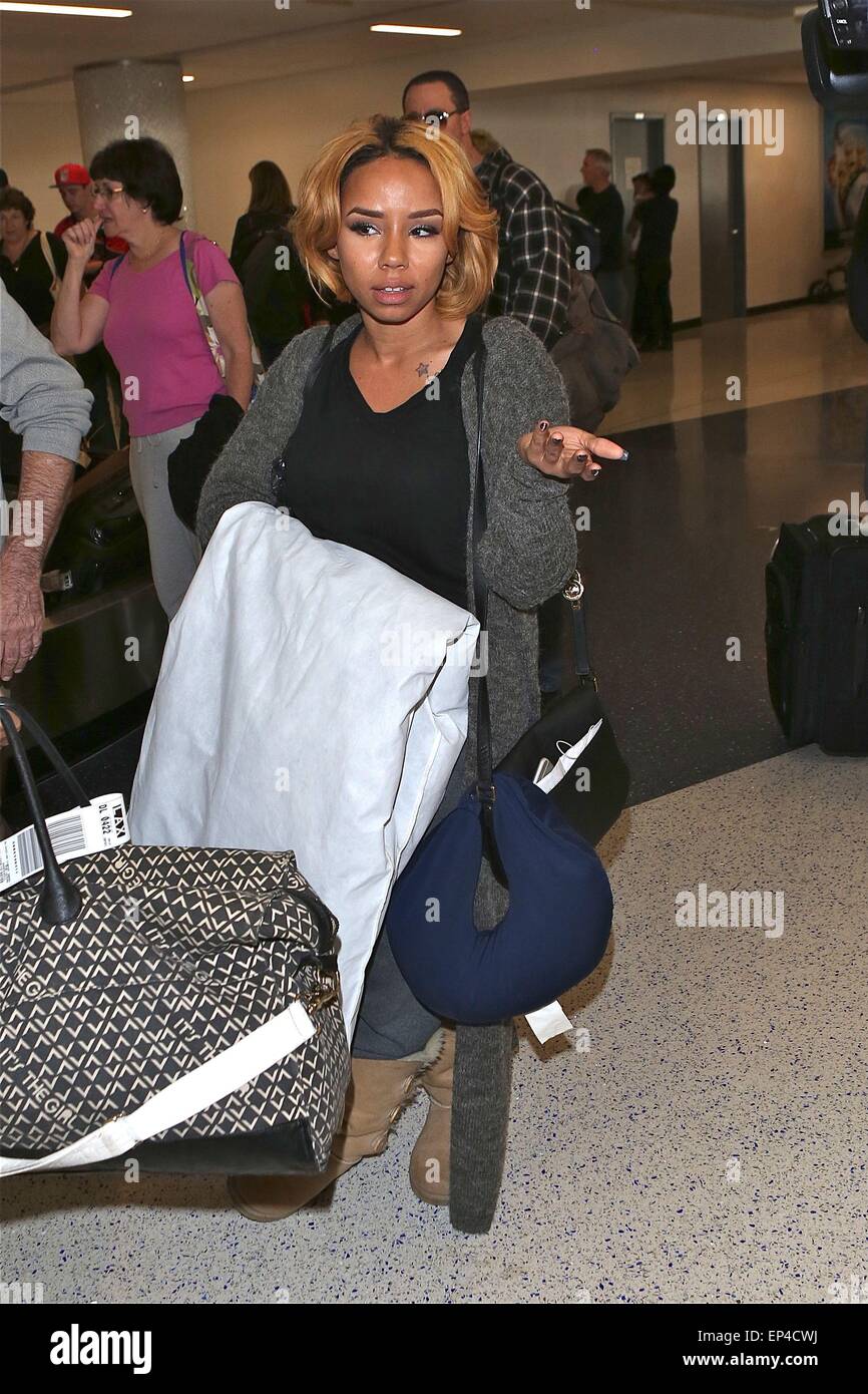 'Love & Hip Hop' star Morgan Hardman arrives at Los Angeles ...