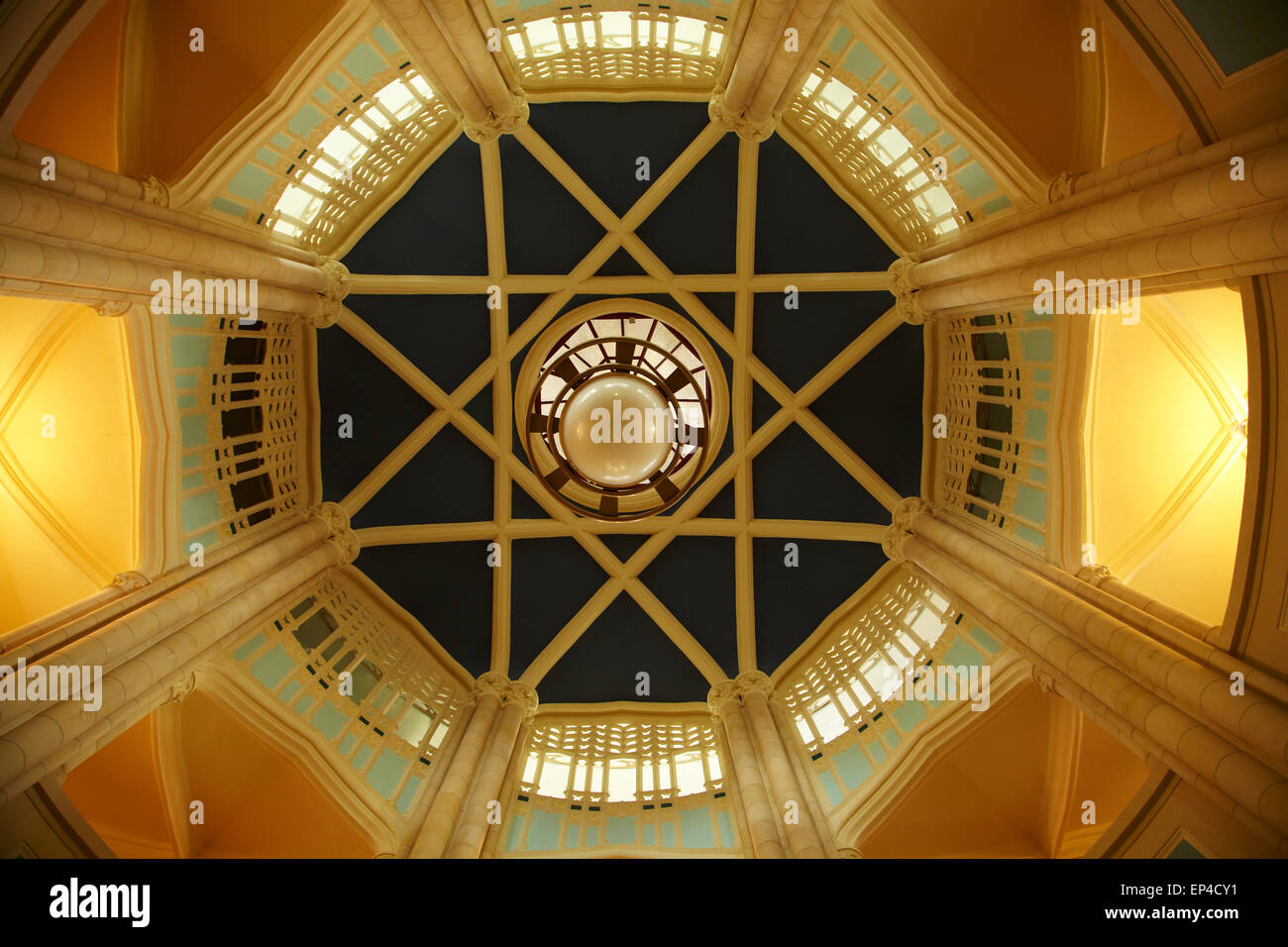 Inside of the clock tower, University of Auckland, Auckland, North ...