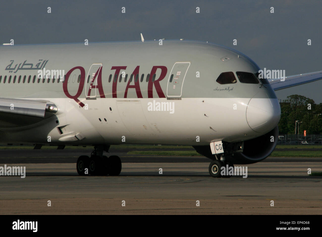 QATAR 787 DREAMLINER Stock Photo - Alamy