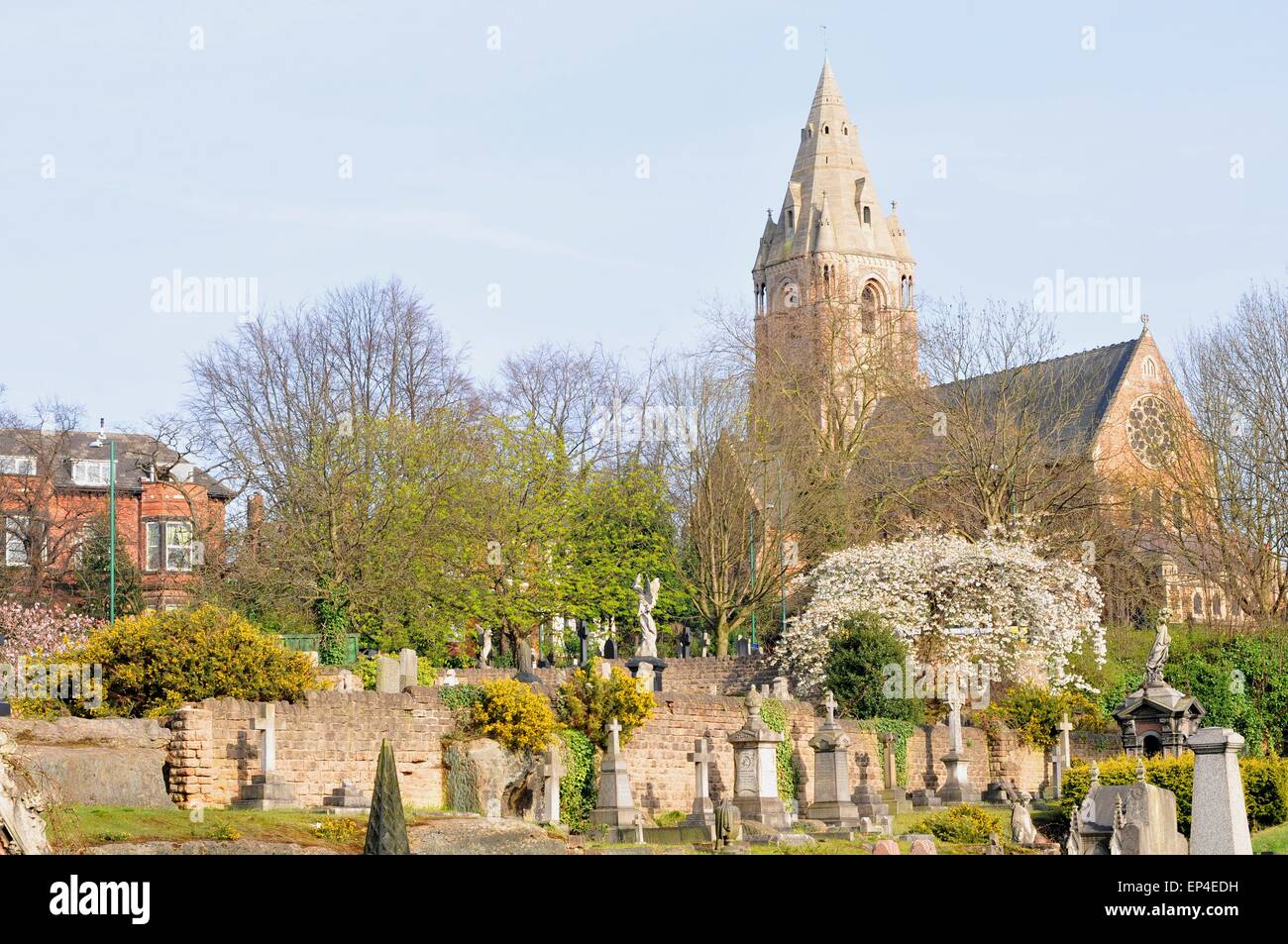 Old cemetery in Nottingham, England Stock Photo - Alamy
