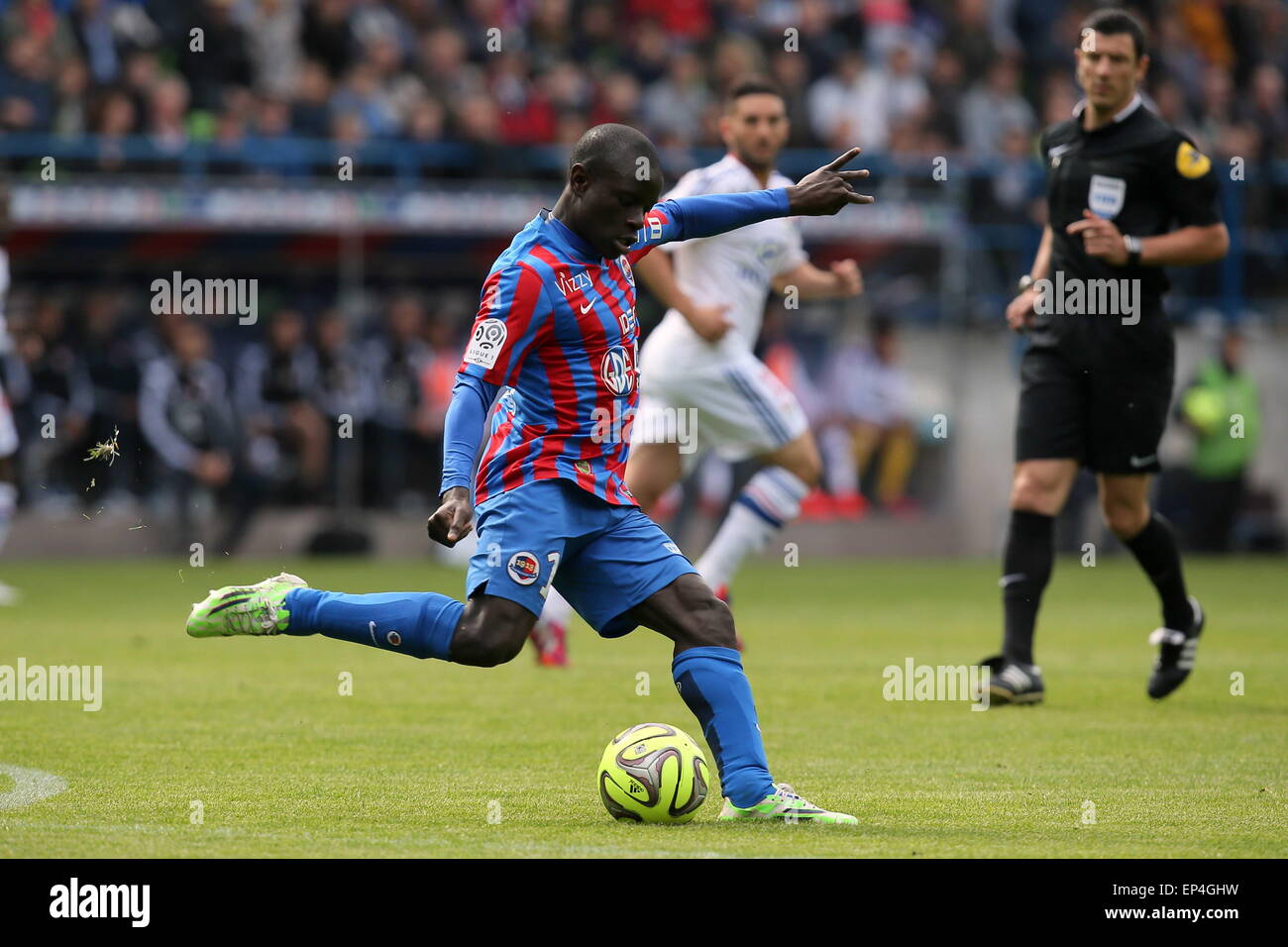 Ngolo KANTE - 09.05.2015 - Caen / Lyon - 36eme journee de Ligue 1.Photo ...