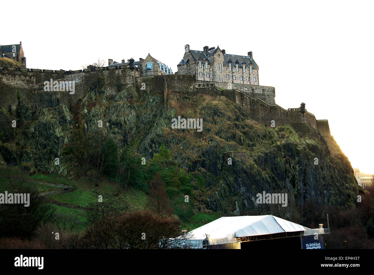 A view of Edinburgh castle Stock Photo - Alamy