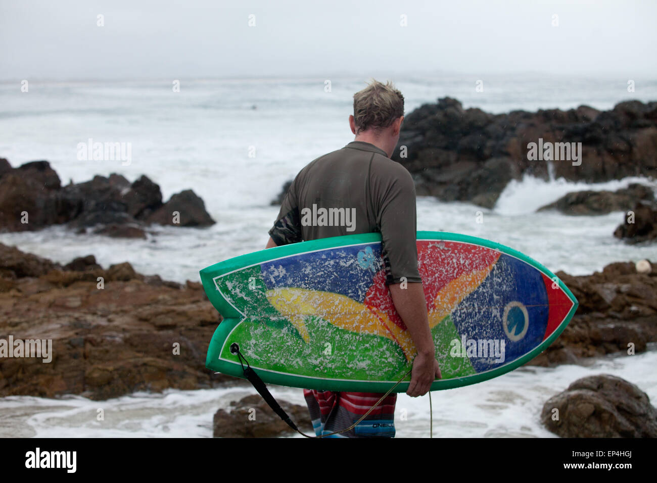 Male surfer passes wave in hi-res stock photography and images - Alamy