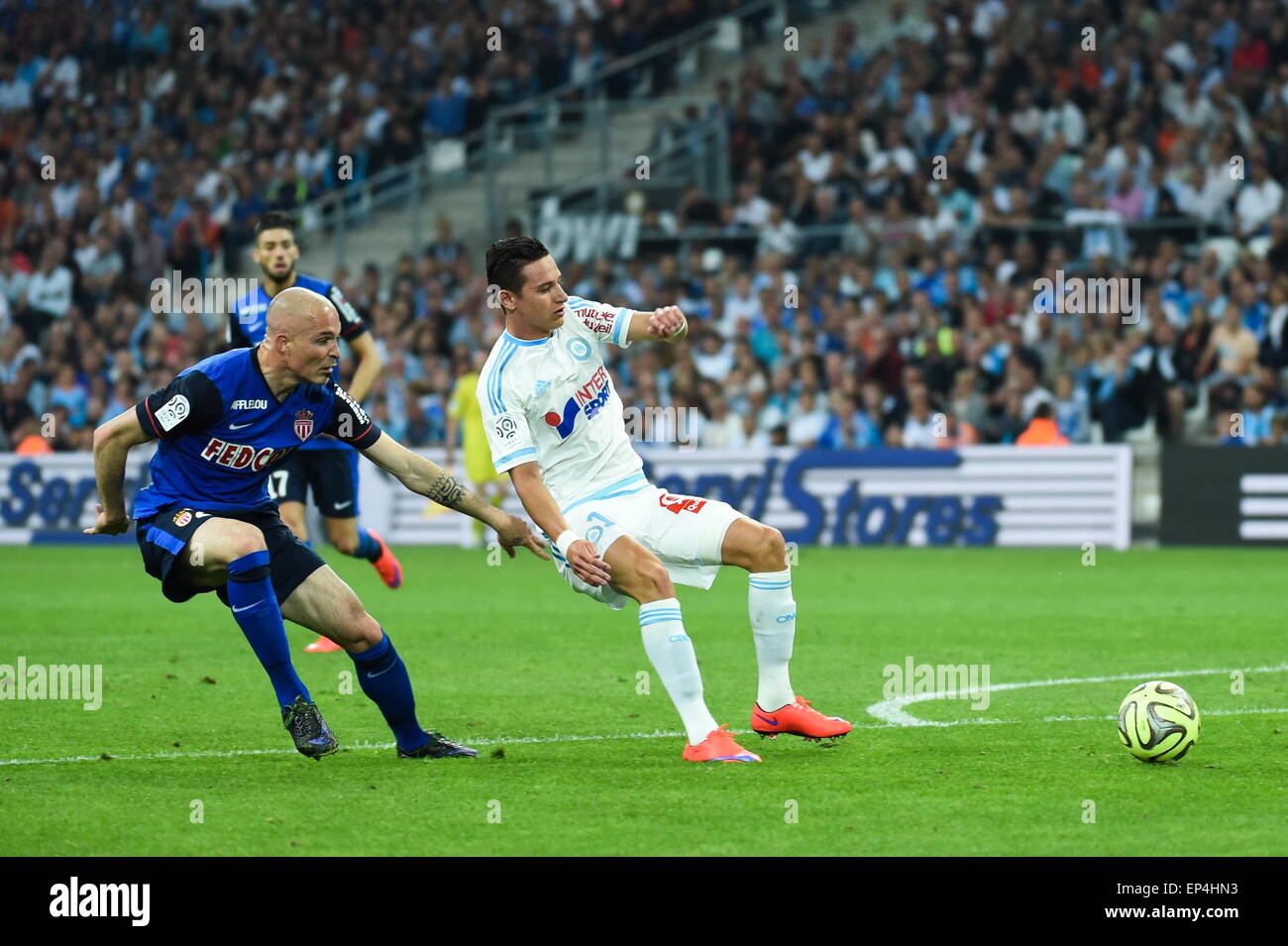 Florian Thauvin / Andrea Raggi - 10.05.2015 - Marseille / Monaco ...