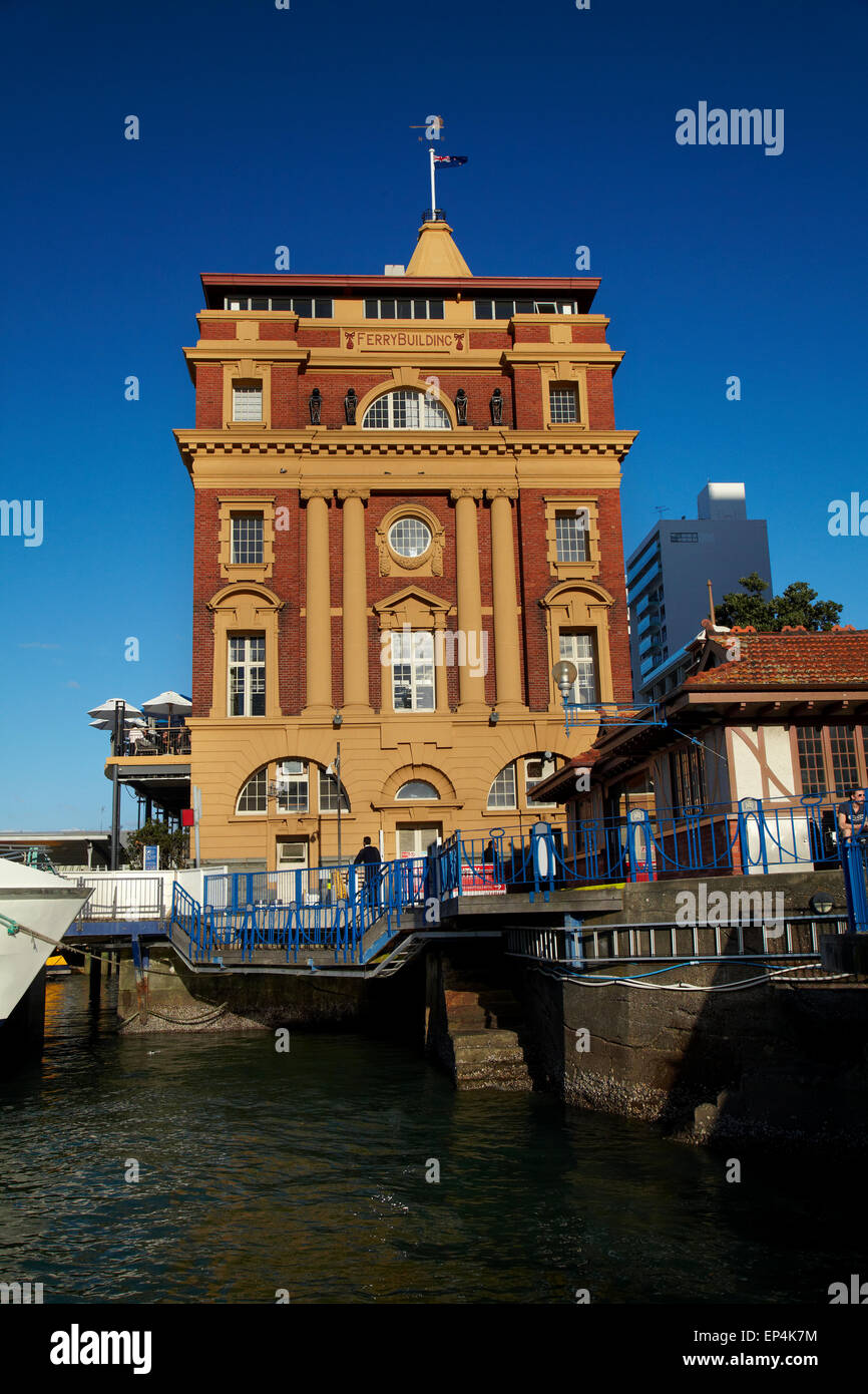 Historic Ferry Building, Auckland waterfront, North Island, New Zealand ...