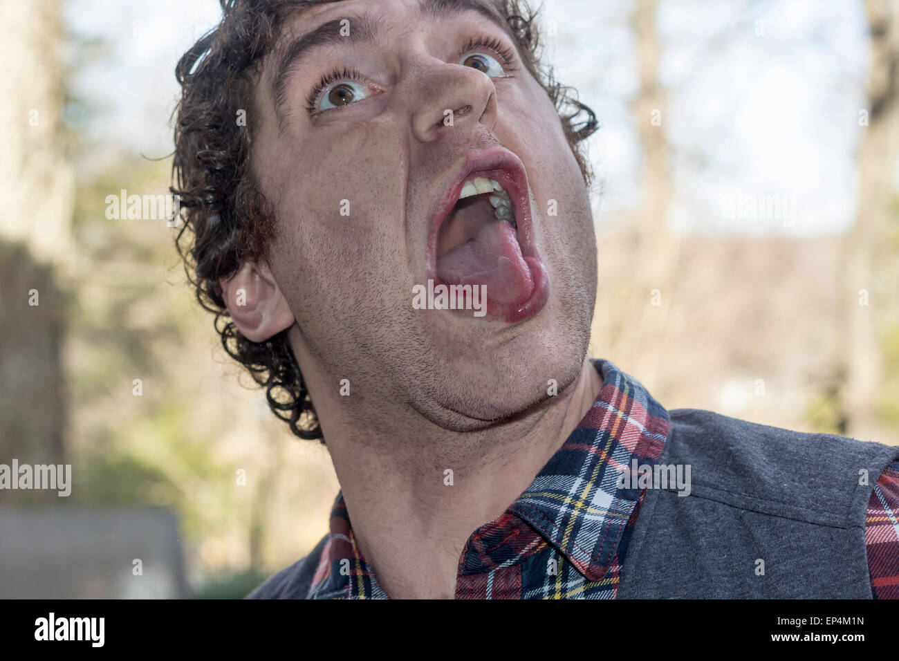 Crazy Lunatic Man Smooshes Face Against Glass Surfaces Stock Photo Alamy crazy-lunatic-man-smooshes-face-against-glass-surfaces-stock-photo-alamy