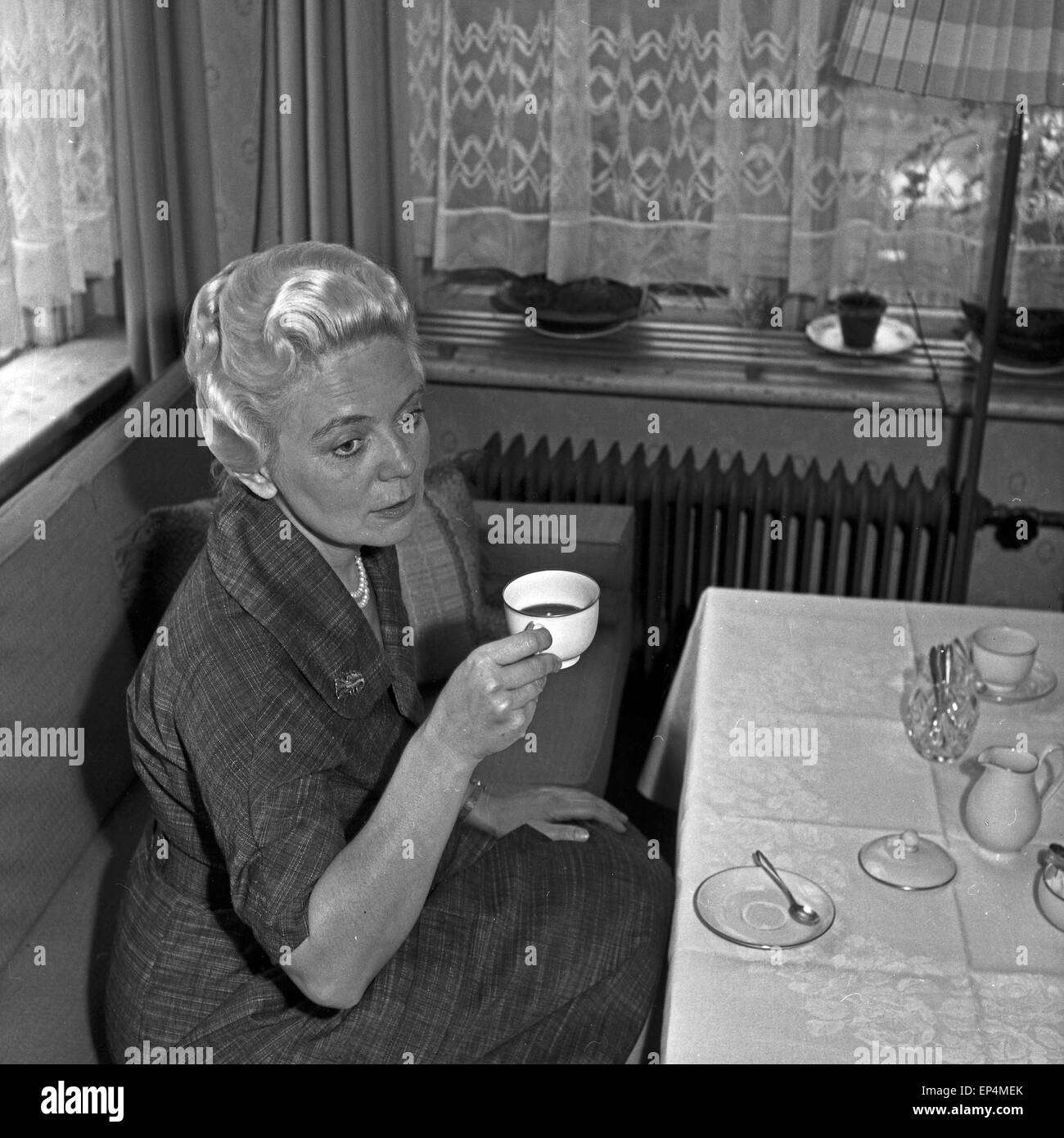 Deutsche Volksschauspielerin Heidi Kabel in Hamburg, Deutschland 1960er ...