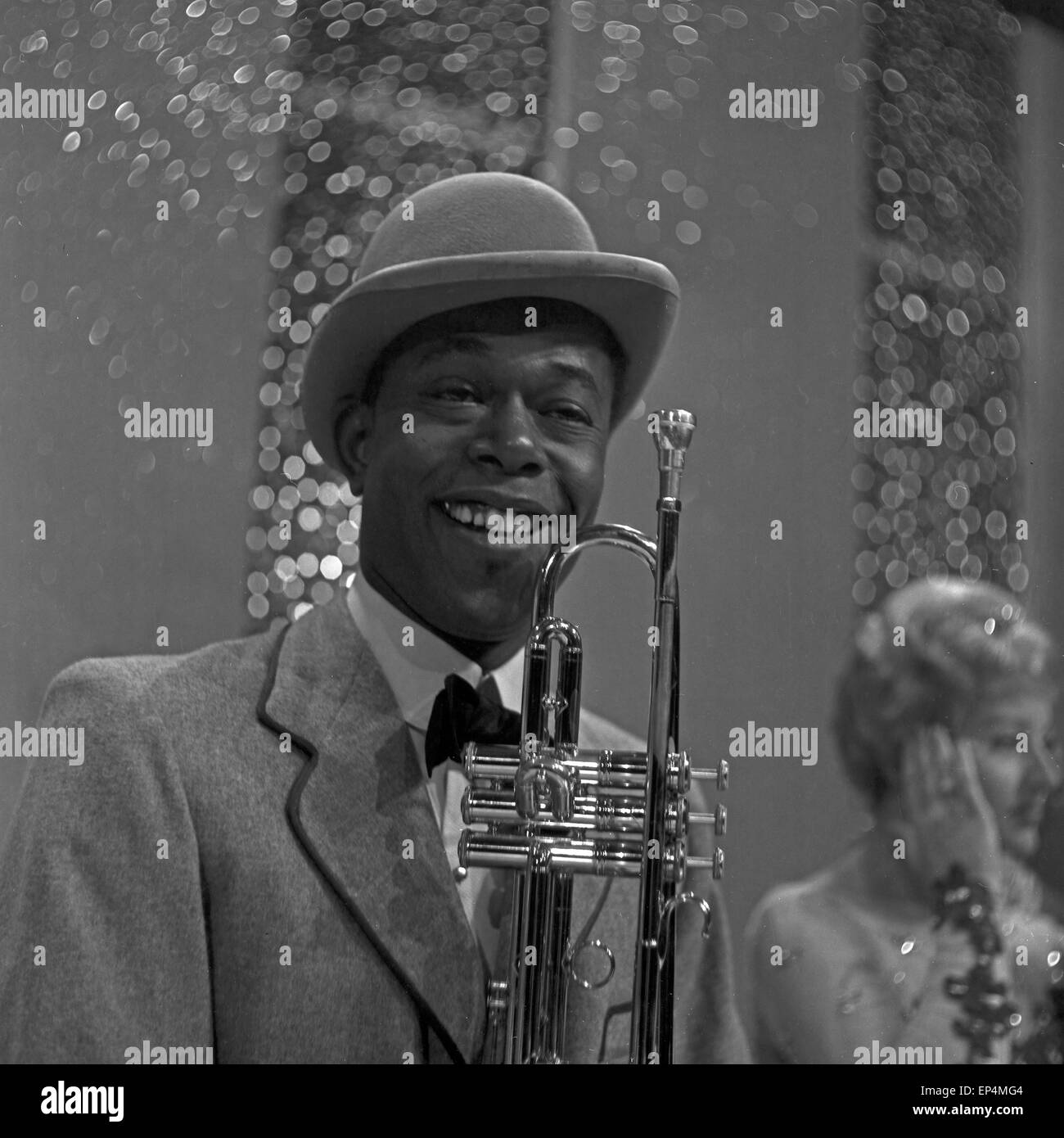 Deutschen Sänger Billy Mo und Undine von Medvey in der Show "Hallo ...