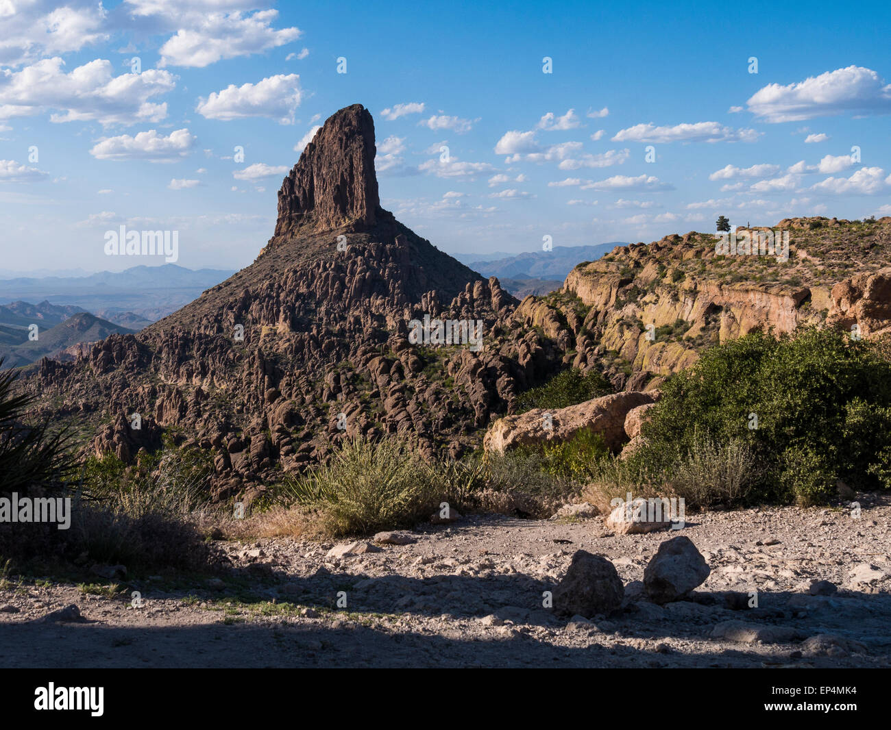 Weavers Needle from Fremont Saddle, Superstition Wilderness Area ...