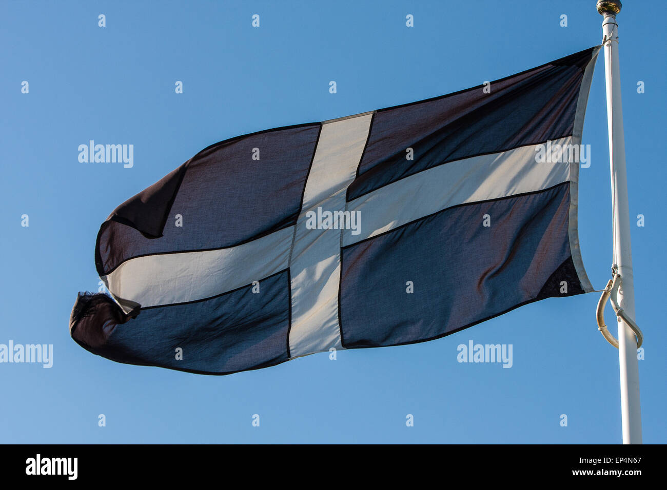 St pirans flag hi-res stock photography and images - Alamy
