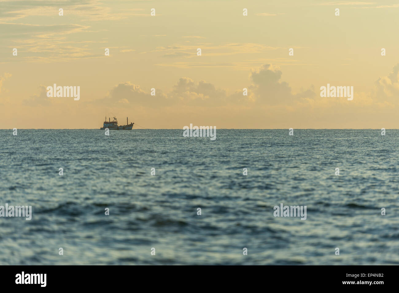 Two little boat in the sea Stock Photo - Alamy