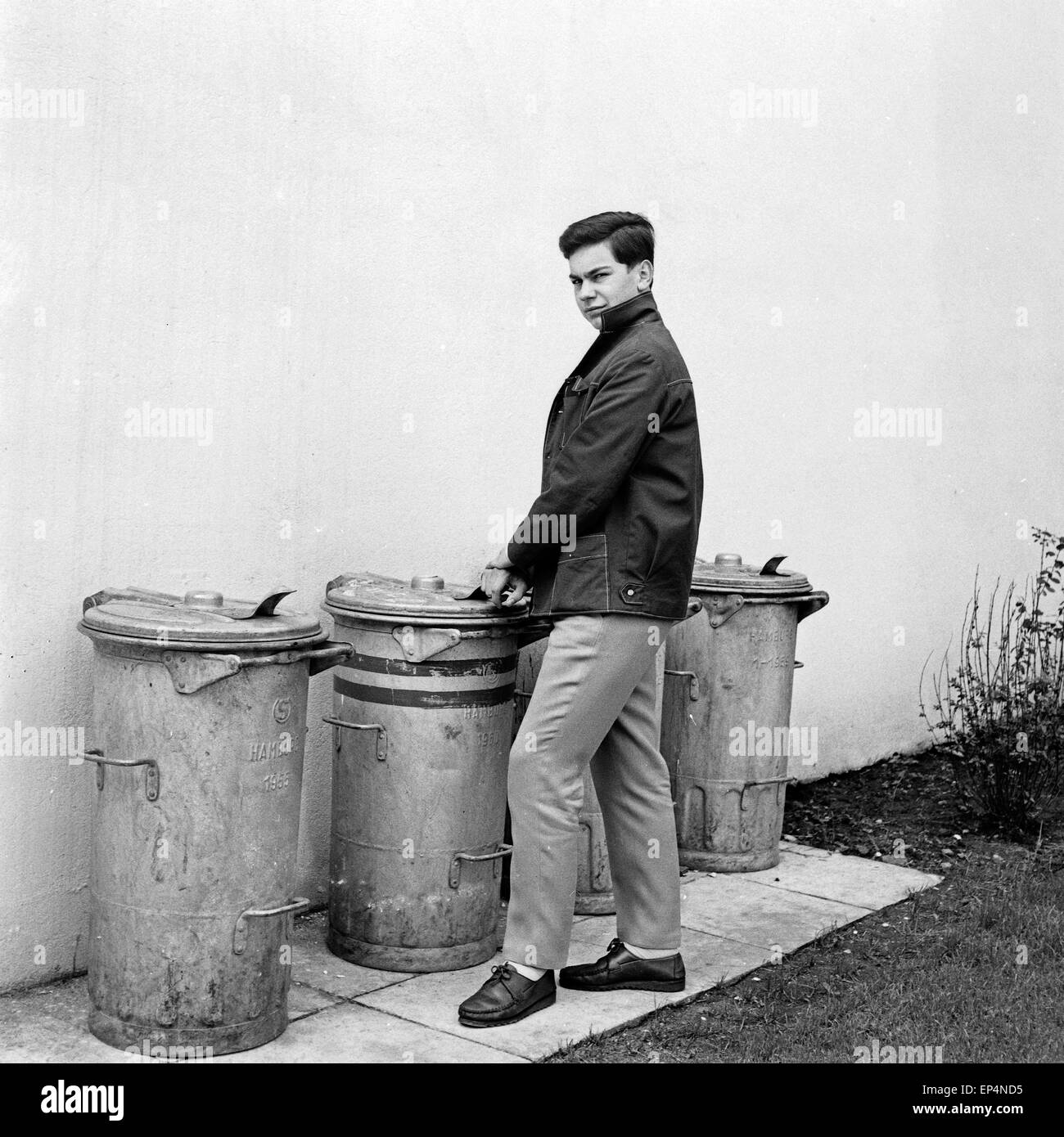 Der junge deutsche Schauspieler Harald Martens, Deutschland 1960er ...