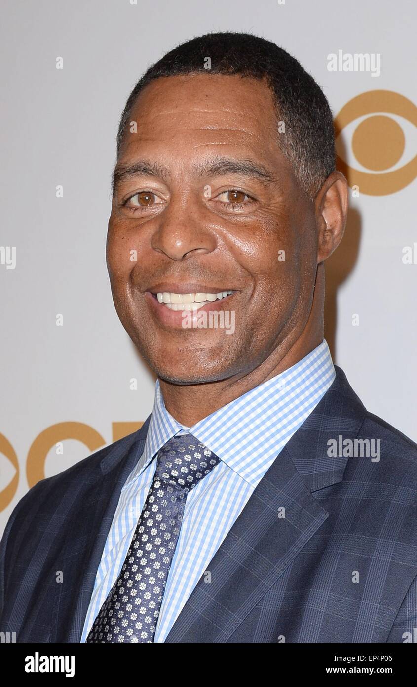 New York, NY, USA. 13th May, 2015. Marcus Allen at arrivals for CBS ...
