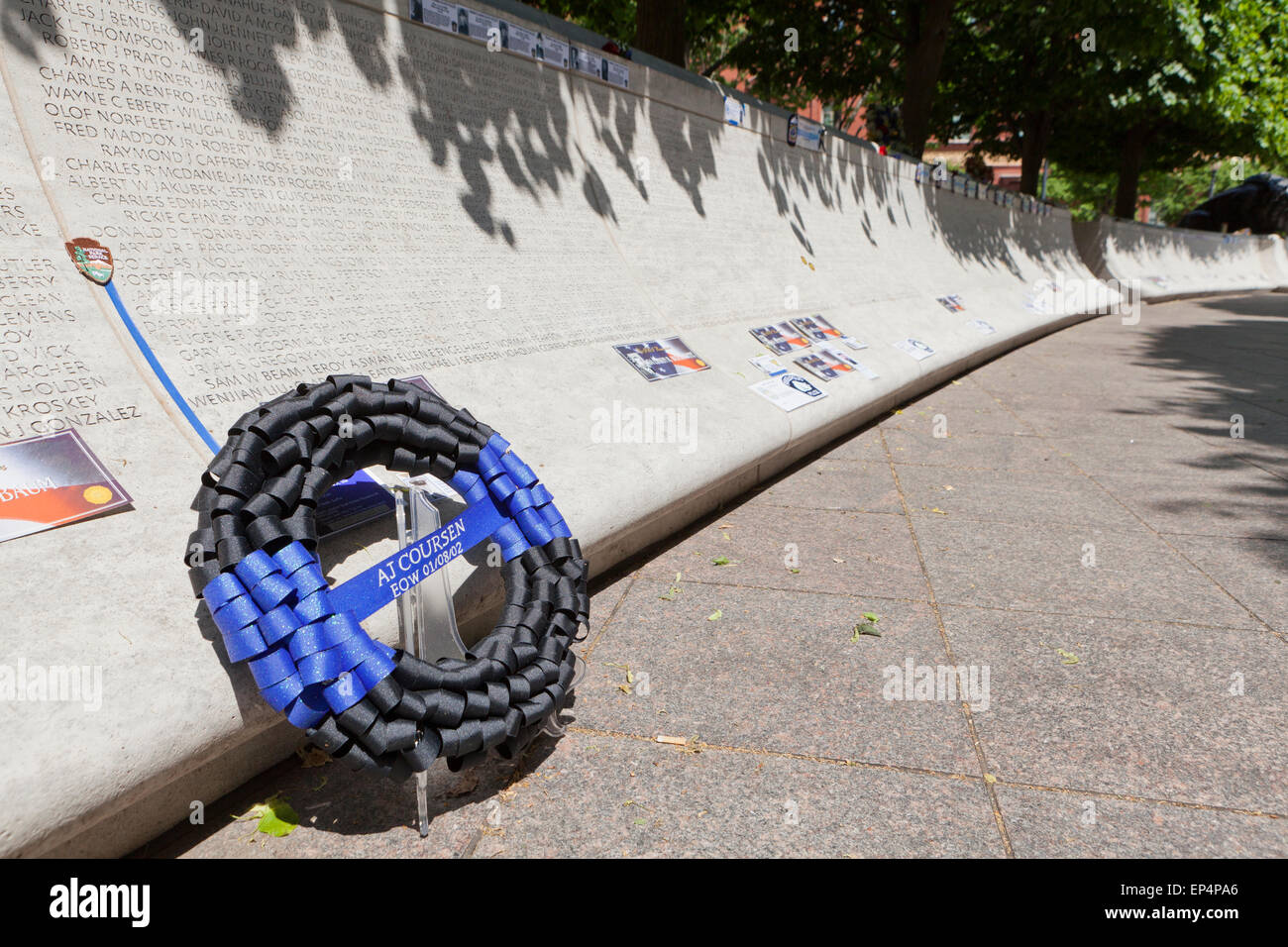 National Police Officers Memorial - Washington, DC USA Stock Photo - Alamy