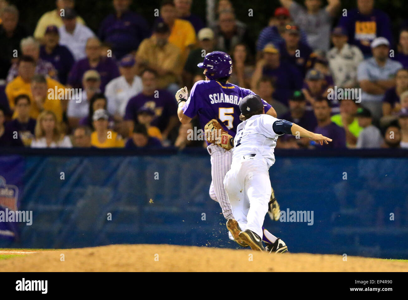 May 12, 2015: during the game between the University of New Orleans and ...
