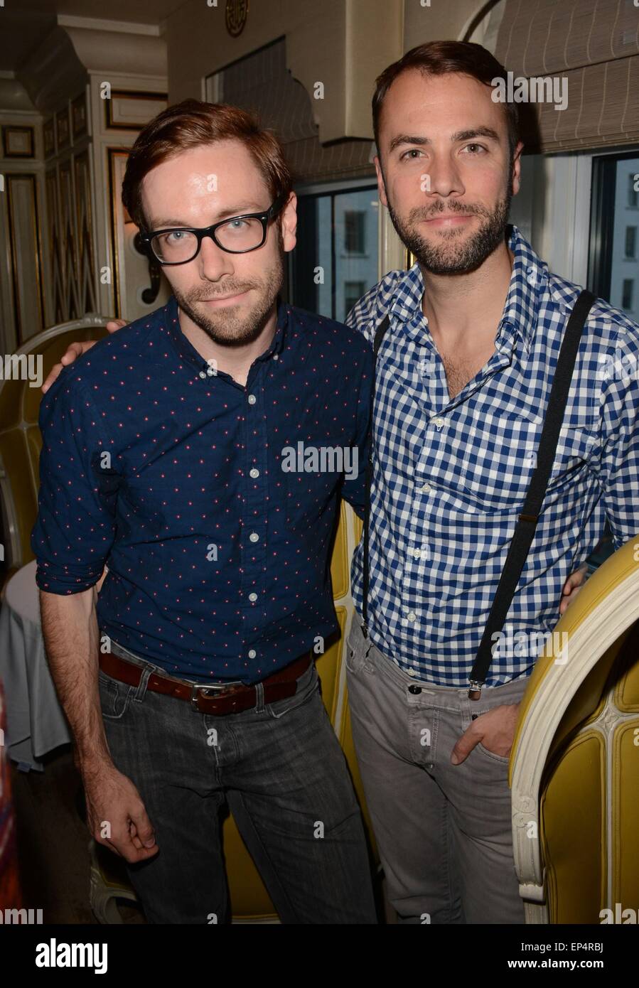 New York, NY, USA. 13th May, 2015. Kit Williamson, John Halbach at ...