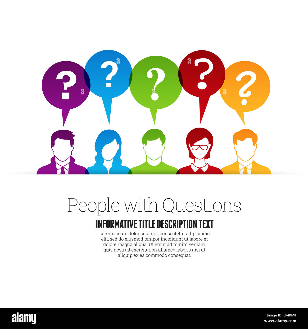 Head silhouette question mark hi-res stock photography and images - Alamy