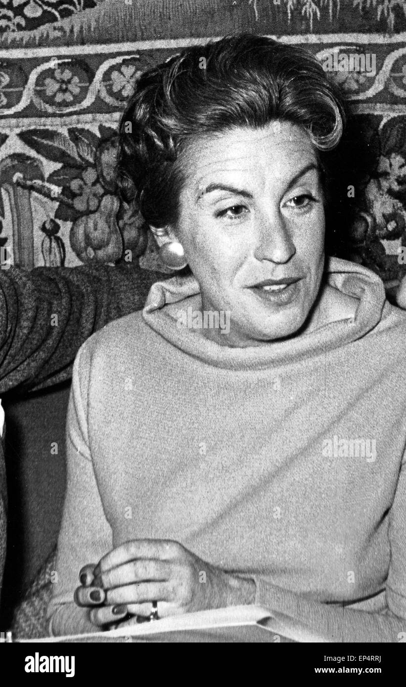 Deutsch schweizerische Schauspielerin Maria Becker in Hamburg ...