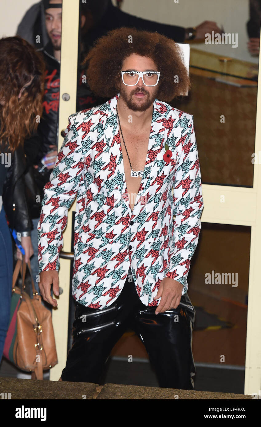 Departures at 'The X Factor' studios Featuring: LMFA0 - Redfoo Where ...